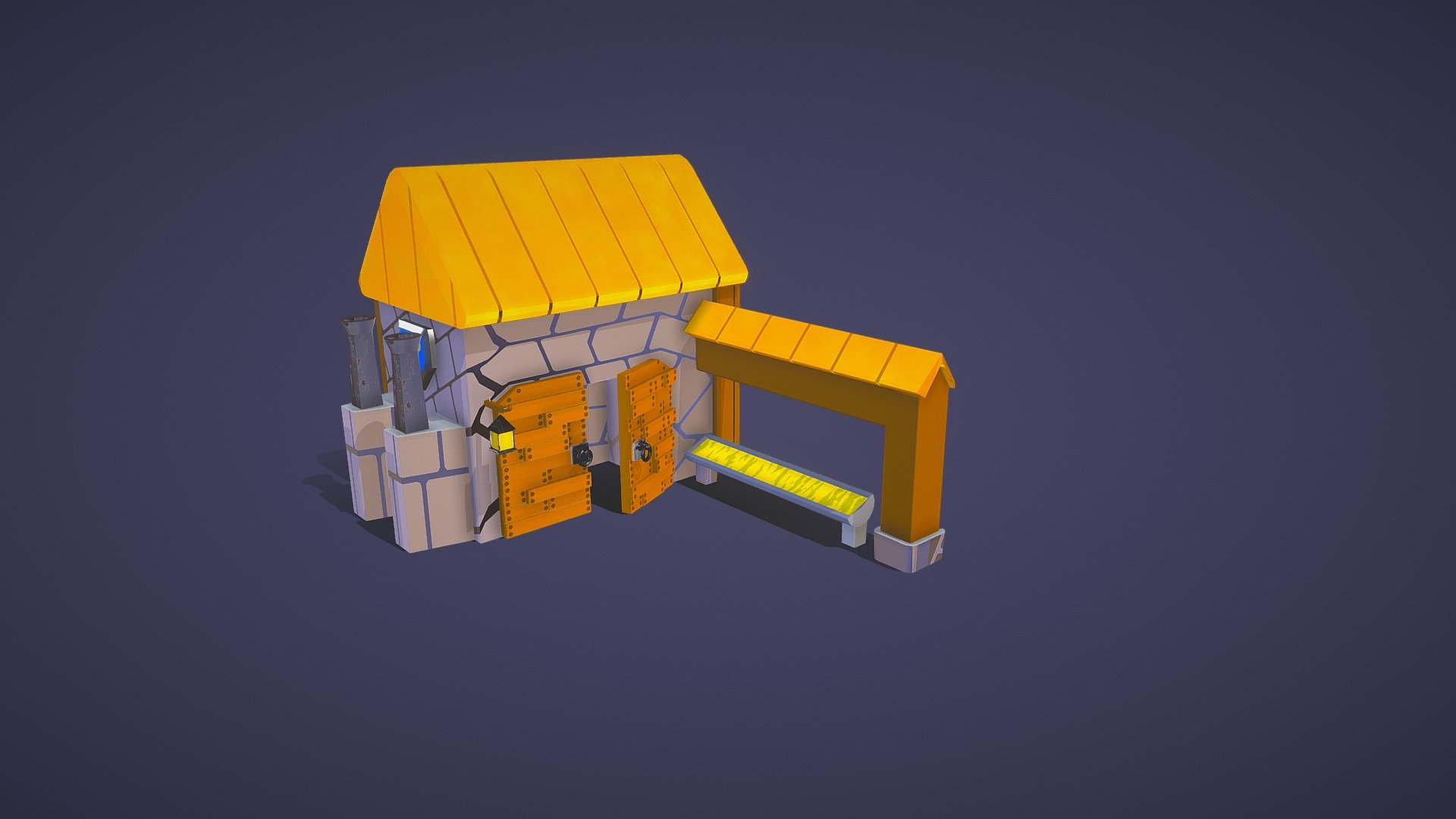 Little Stable - 3D model by Gobinou [4af76cc] - Sketchfab
