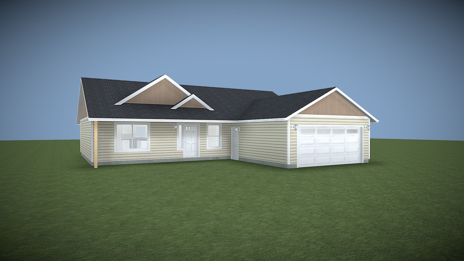 Ericson 1440 - Traditional - 3D model by Lexar Homes (@LexarDrafting ...