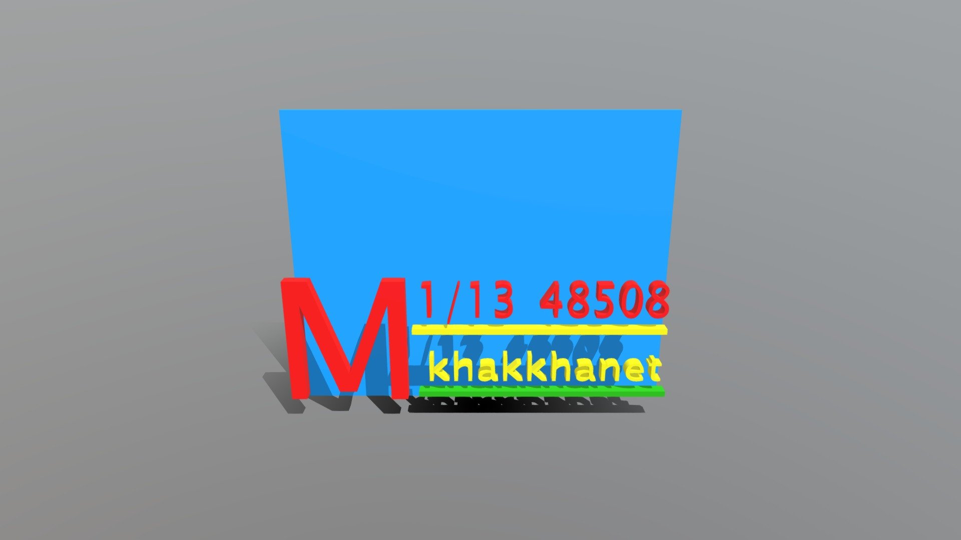 TEXT 2 - 3D model by sky48508 [4af8ff9] - Sketchfab