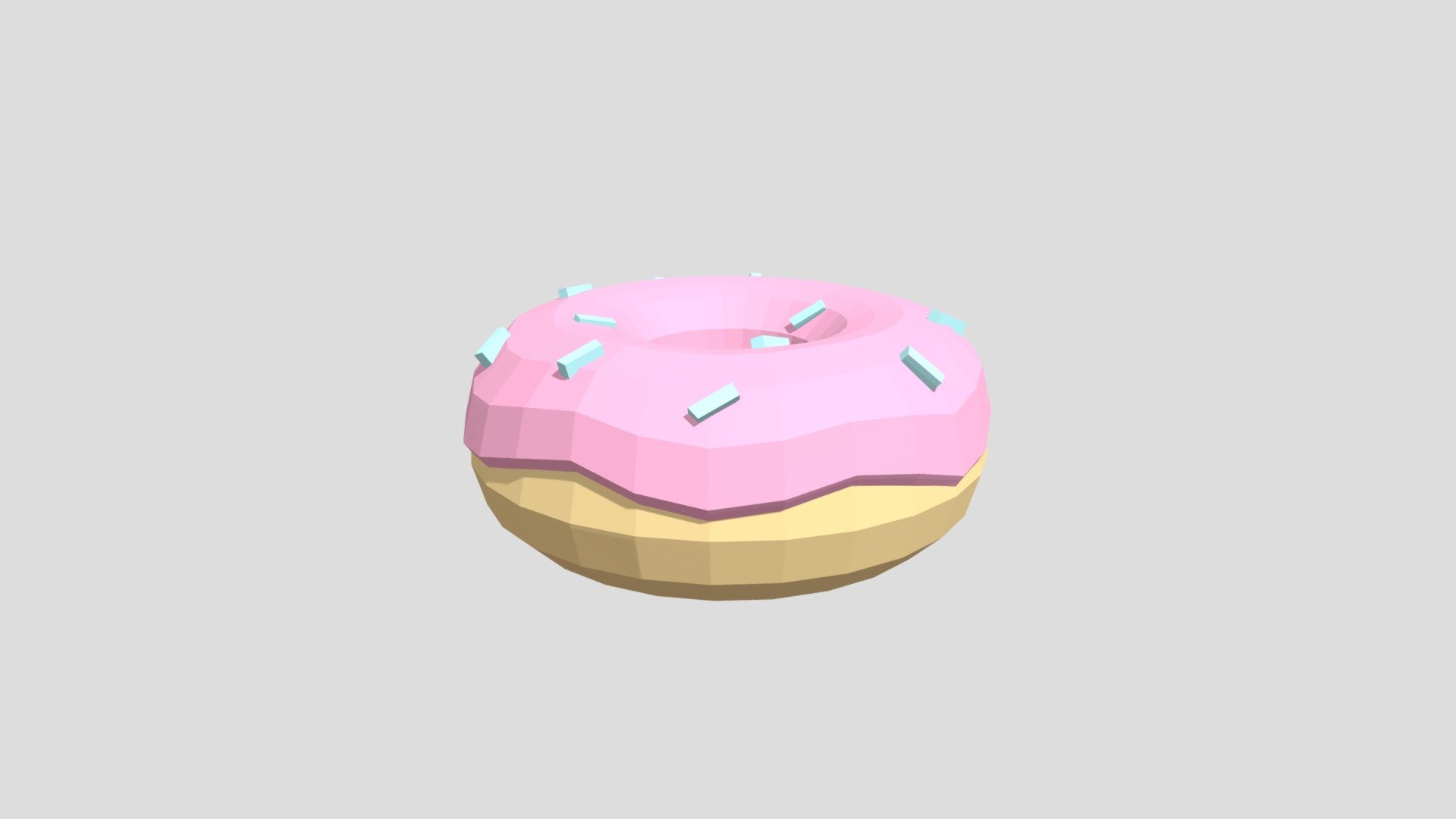 Donut from Poly by Google - Download Free 3D model by IronEqual (@ie ...