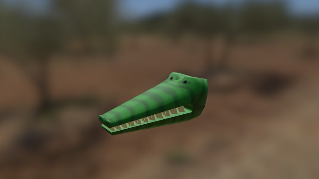 Crocodile head - Download Free 3D model by Nataly (@biko) [4afba17 ...
