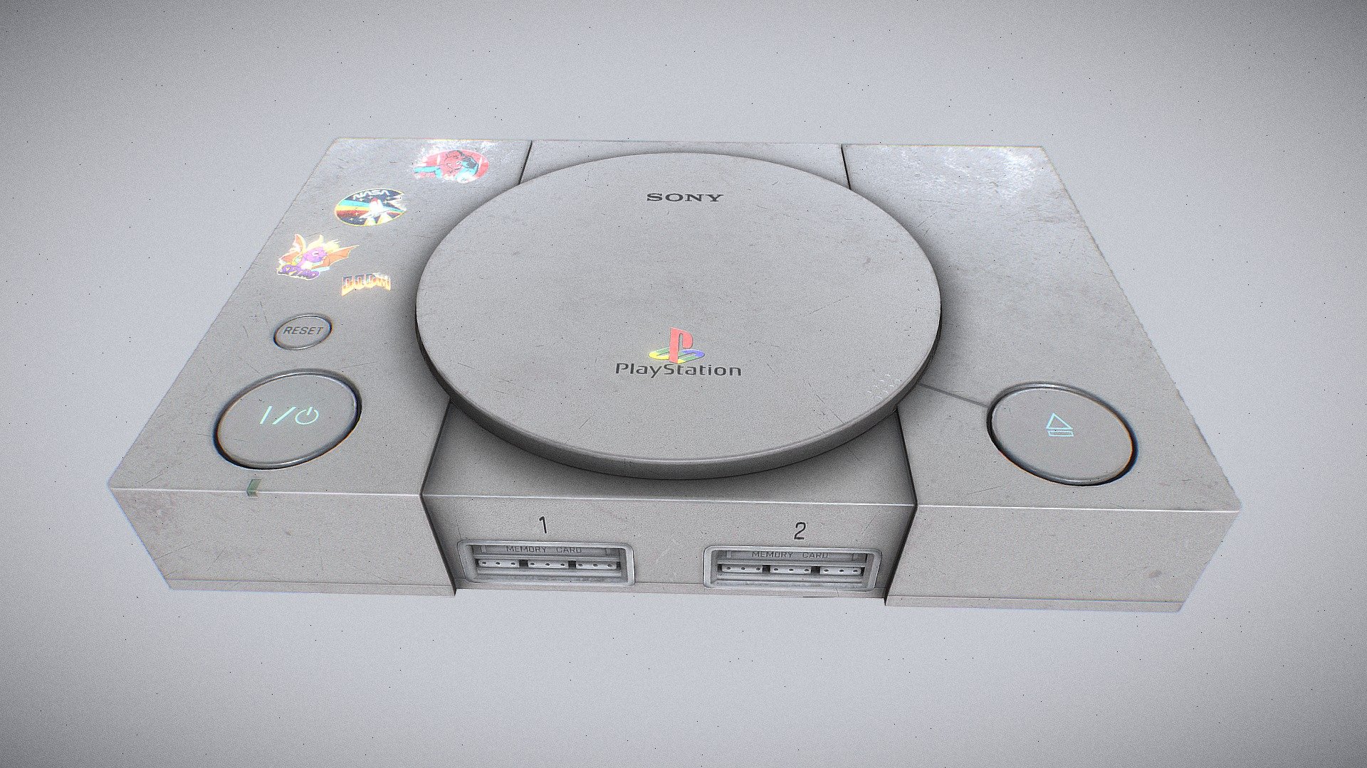SONY PlayStation One - Download Free 3D model by Vladimir_Sofyanov ...