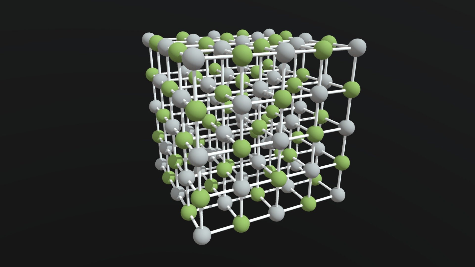 Sodium chloride (NaCl) Model F - Download Free 3D model by CLauter ...