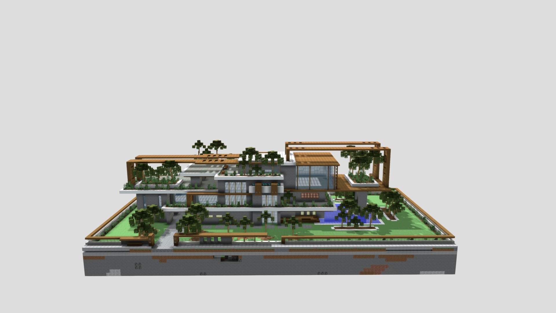 Minecraft Modern House - Download Free 3D model by jar (@jar9th ...