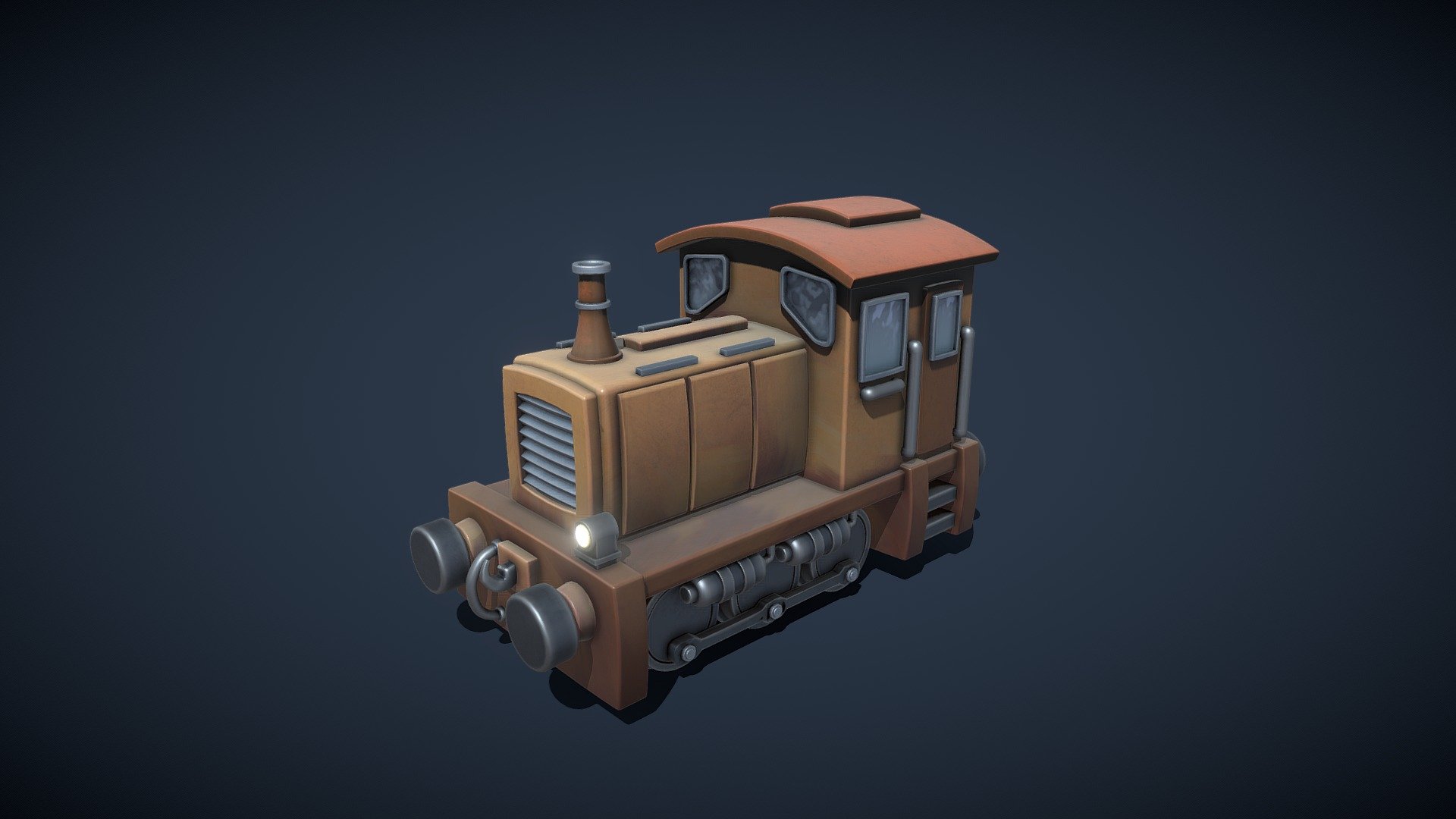 Stylized Steam Engine - Download Free 3D model by danferroart [4afe64f ...