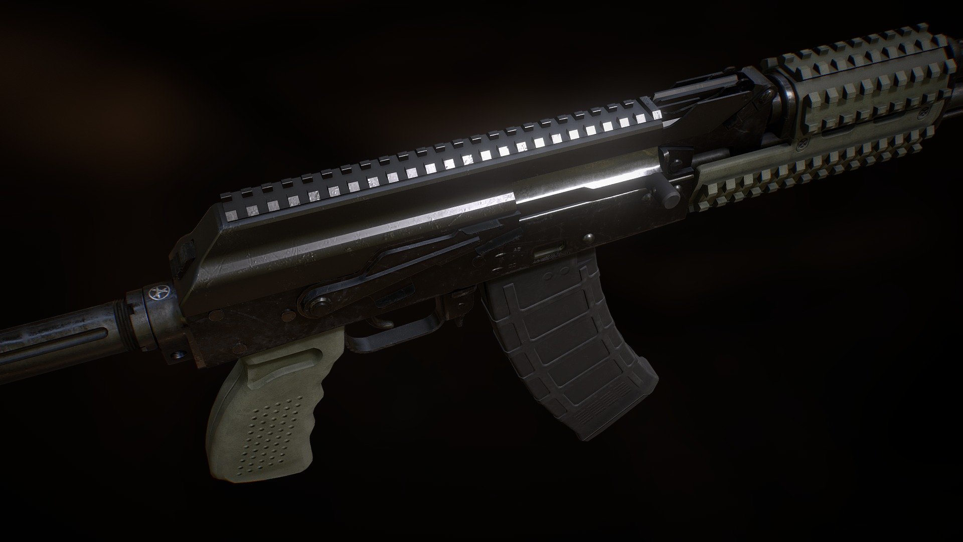 AK-74 Tuning - Download Free 3D model by Frobin_G (@frobin) [4afeb39 ...