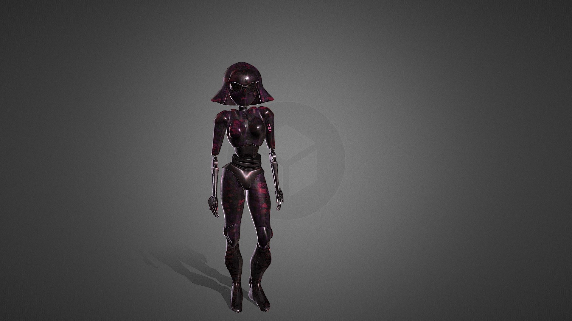 Punk Robotgirl - Download Free 3D model by Adrian Kacperski ...