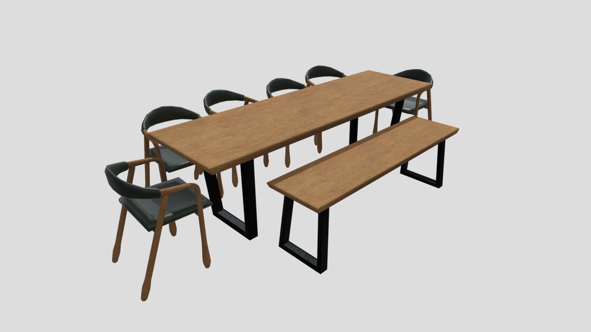 Long Table_6 - Buy Royalty Free 3D model by rebuilderai (@RebuilderAI ...