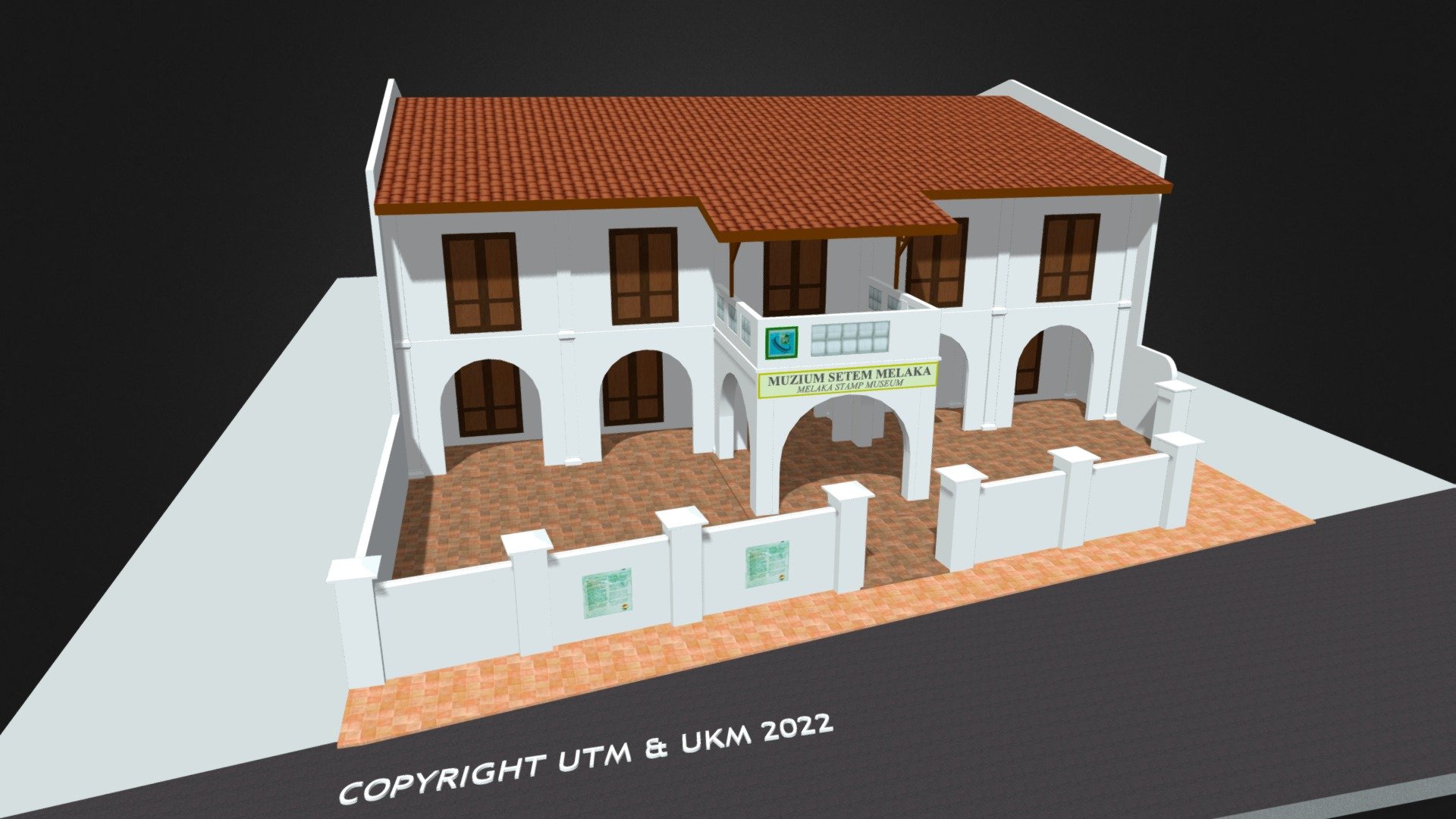 MUZIUM SETEM MELAKA - 3D model by archidrone.official [4b01a0e] - Sketchfab