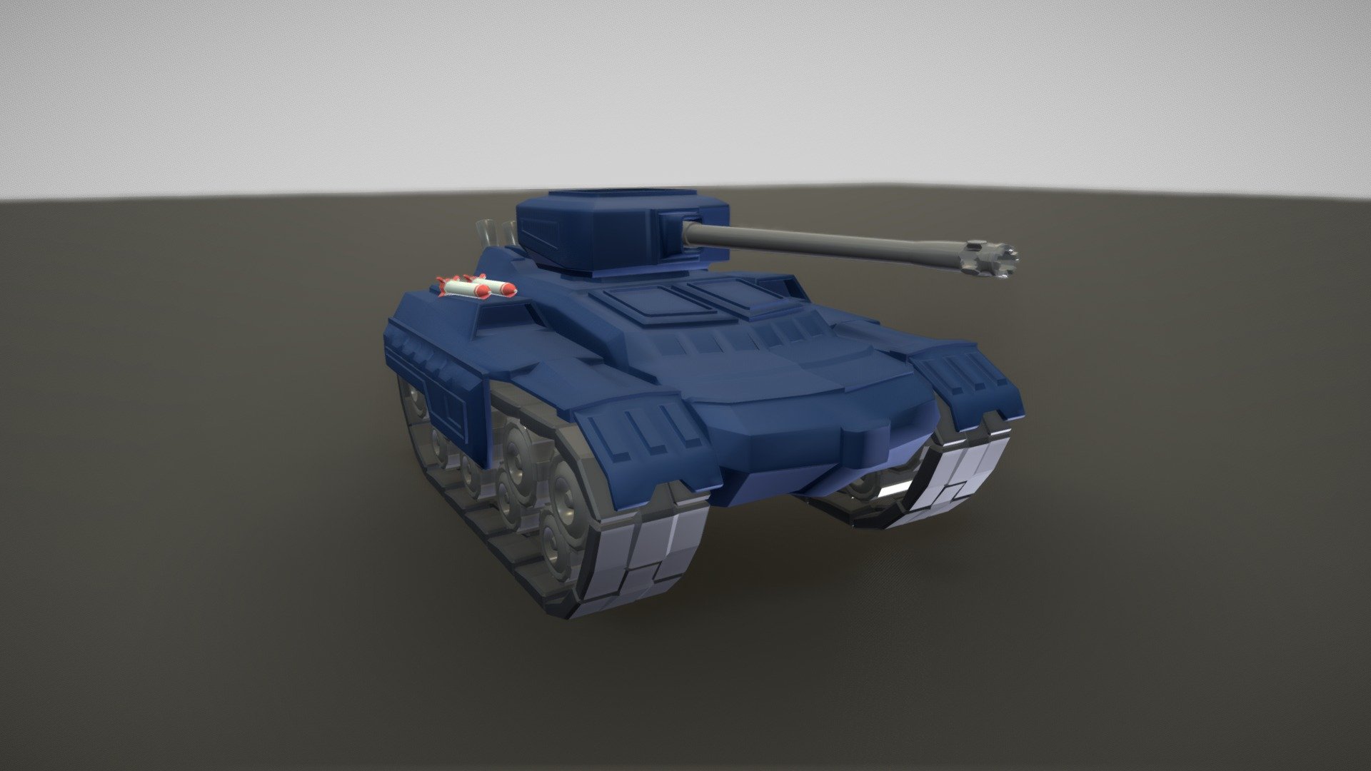 Simple animated tank - 3D model by svamenzi [4b022a1] - Sketchfab