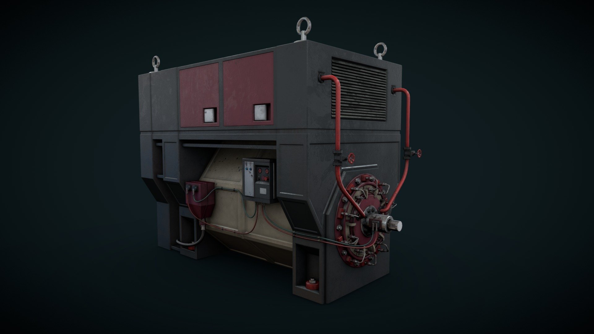 Machinery device - Buy Royalty Free 3D model by maxpsr [4b03178 ...
