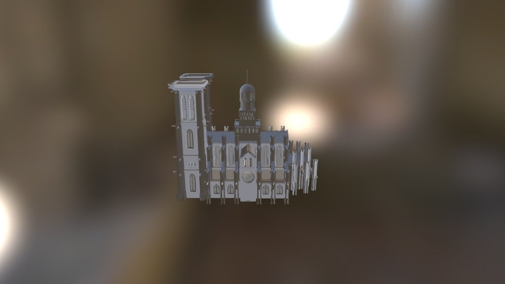 Gothic Abbey - 3D model by Alan Lilley (@wayward) [4b0424c] - Sketchfab