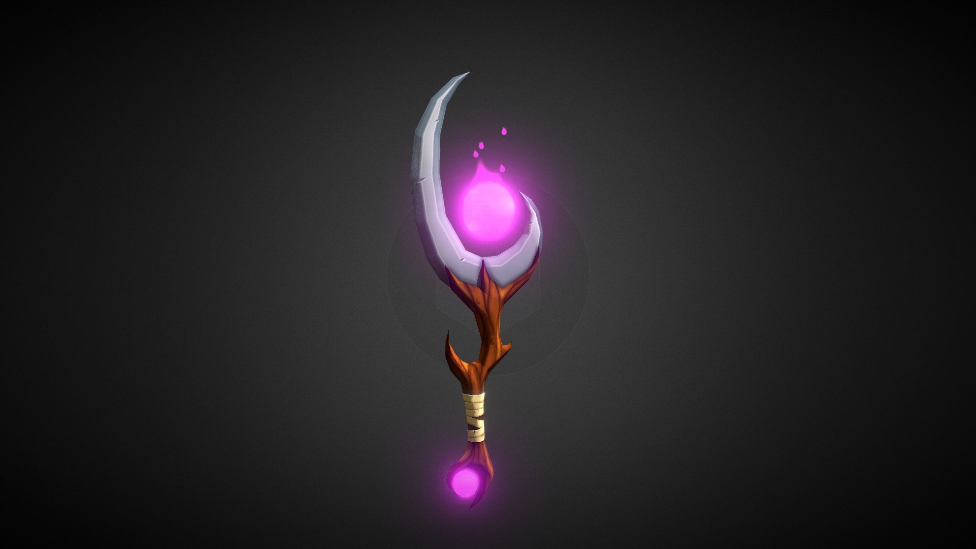 Magical Elven Staff (WoW) - Download Free 3D model by reinard.baertsoen ...