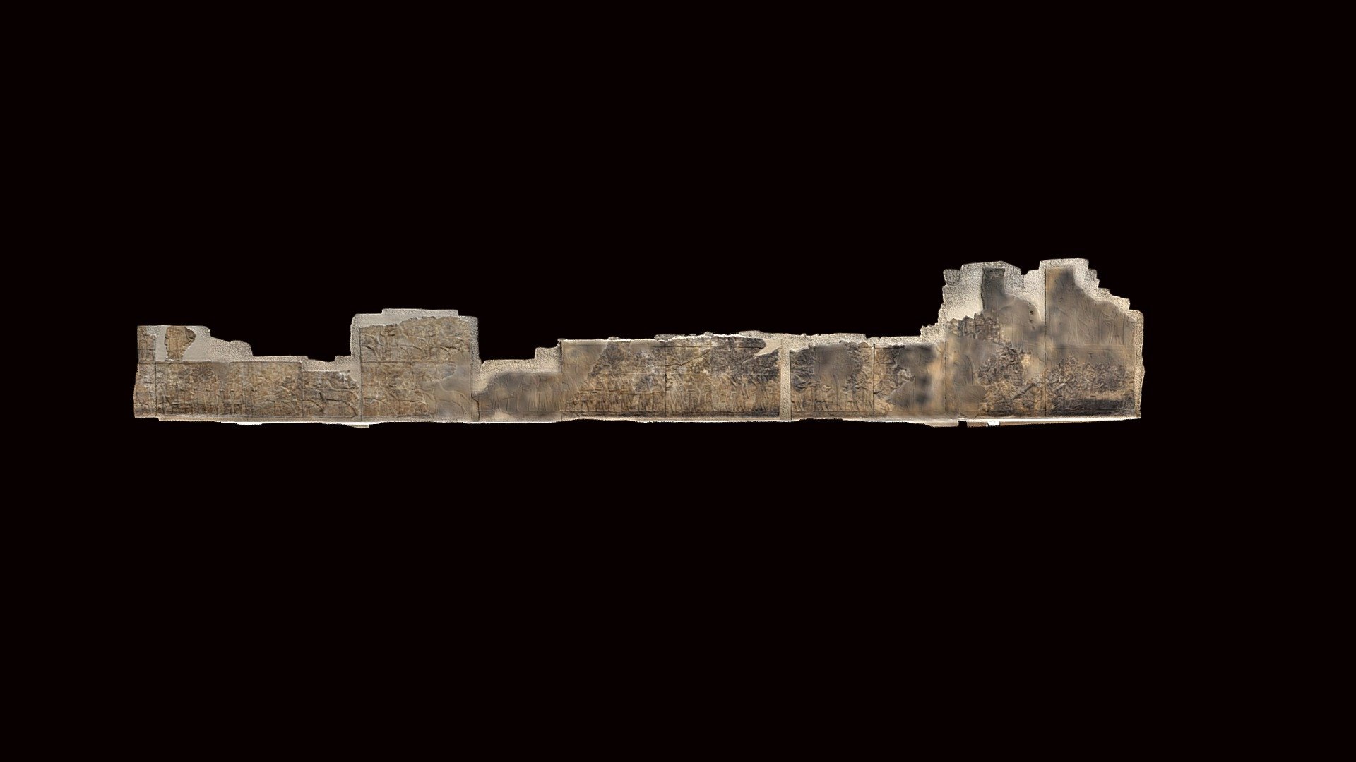 Panels 8-11, SW Palace Nineveh - Download Free 3D model by danielpett ...