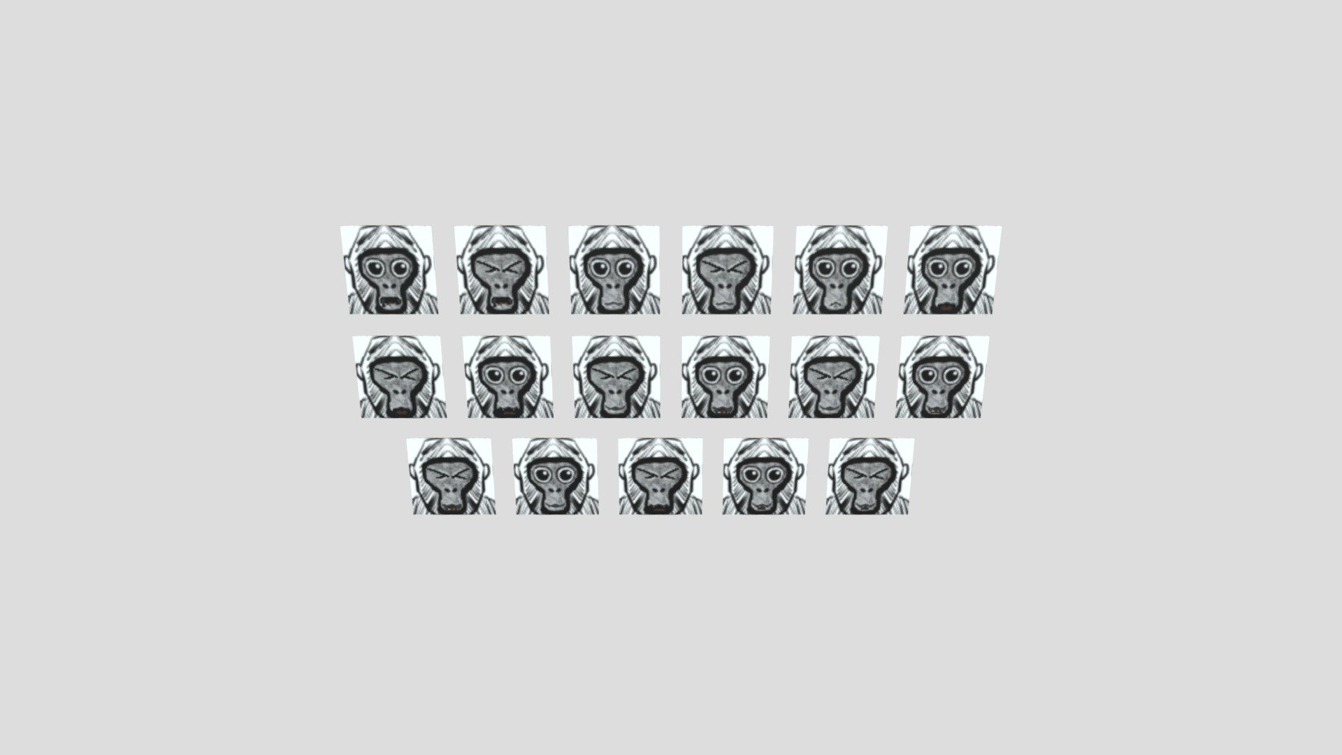 Gorilla Tags Mouth Faces - Download Free 3D model by goofybrian ...
