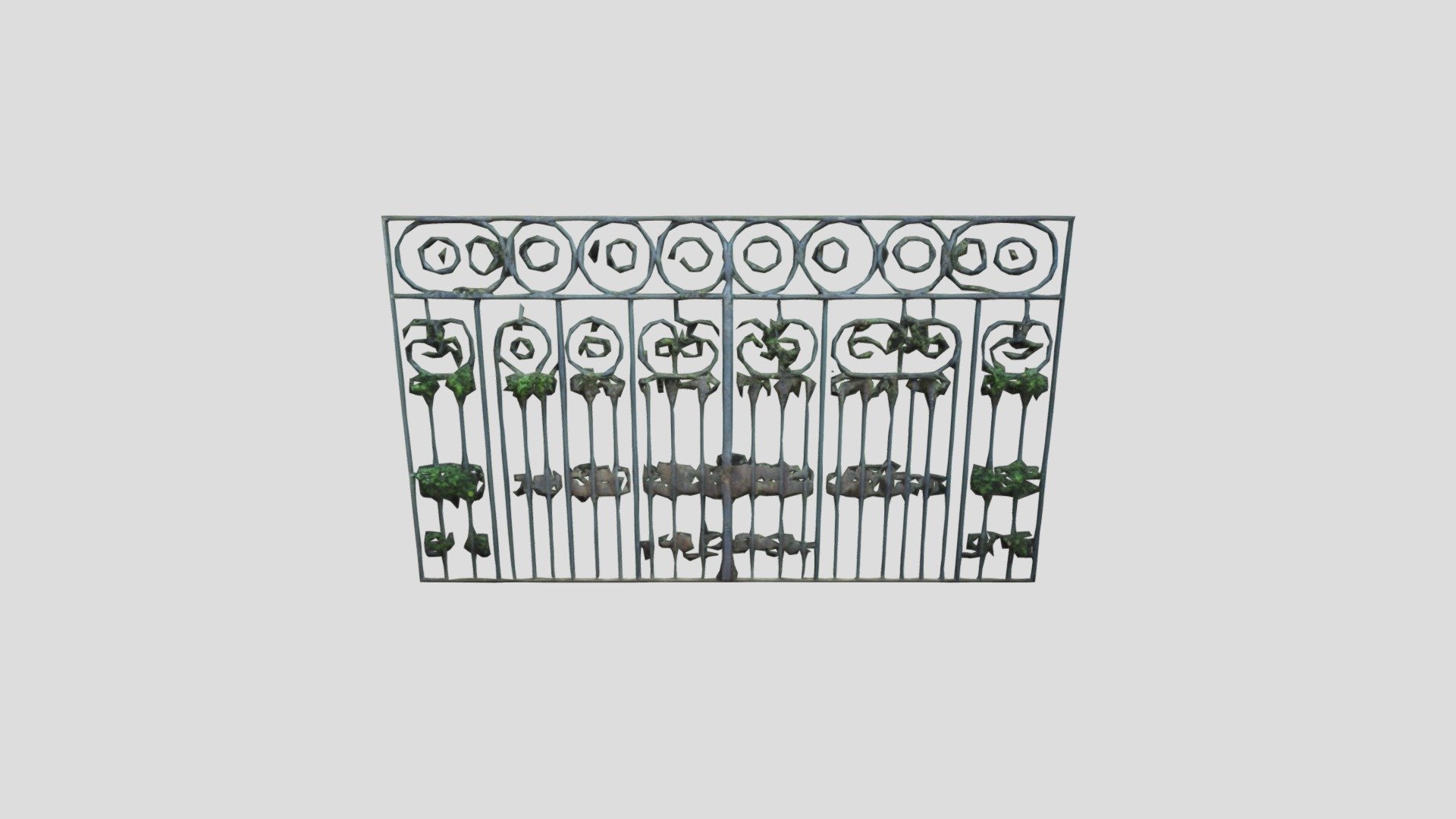 Old university entrance gate. - Download Free 3D model by ...