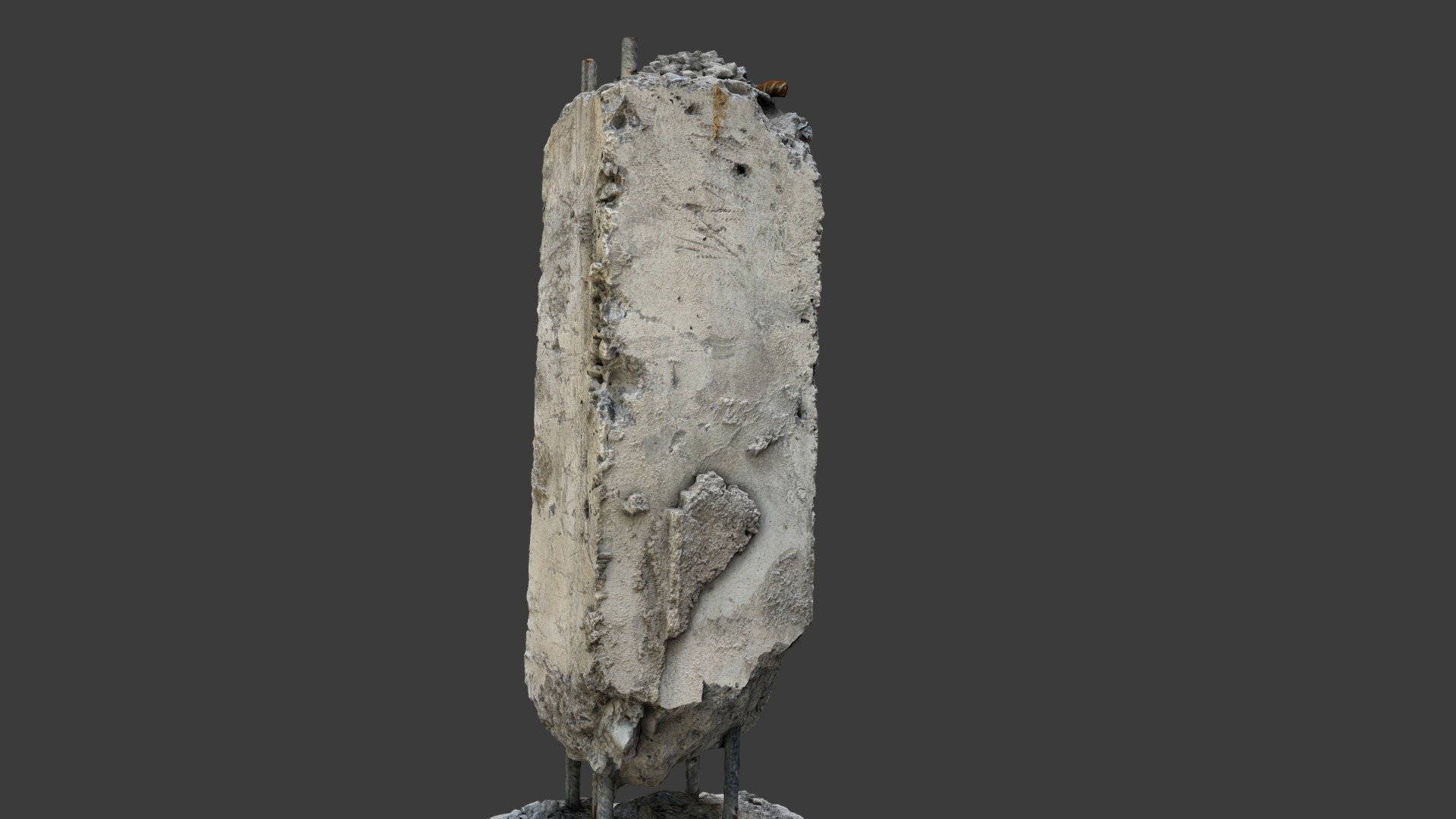 Destroyed pillar - Download Free 3D model by zhoslenmakoev (@Zhoslen ...