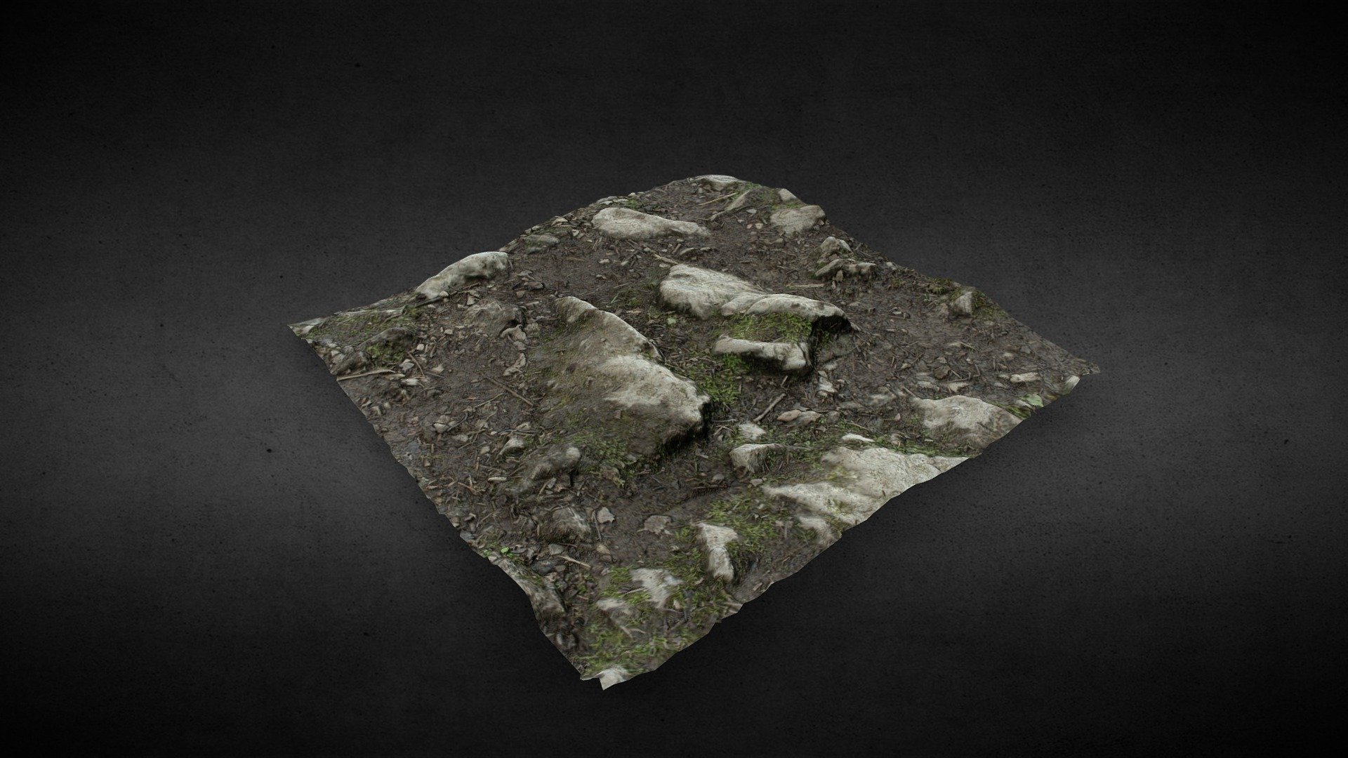 Muddy path stone [rectangular] - Download Free 3D model by Zygomir ...