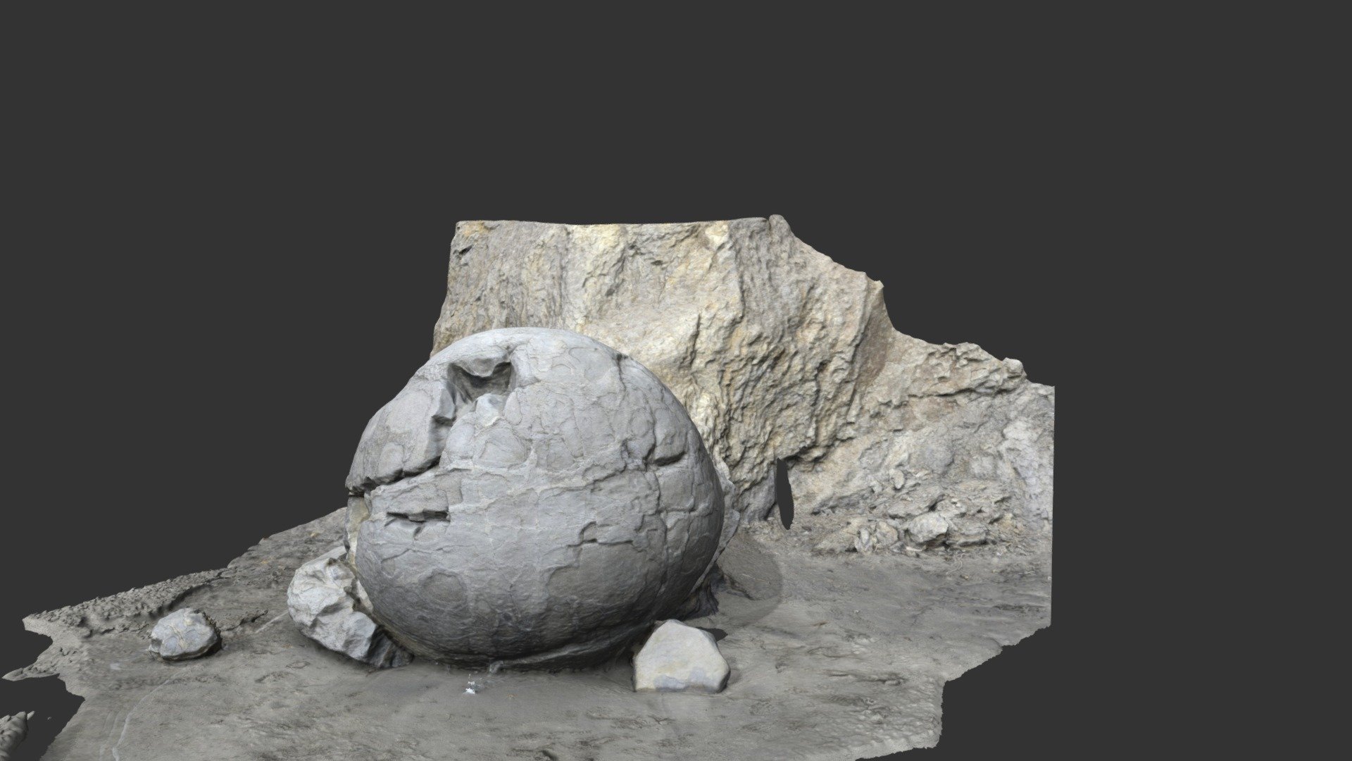 Moeraki Boulder - 3D model by Karl A. Lang (@karllang) [4b0cea1 ...