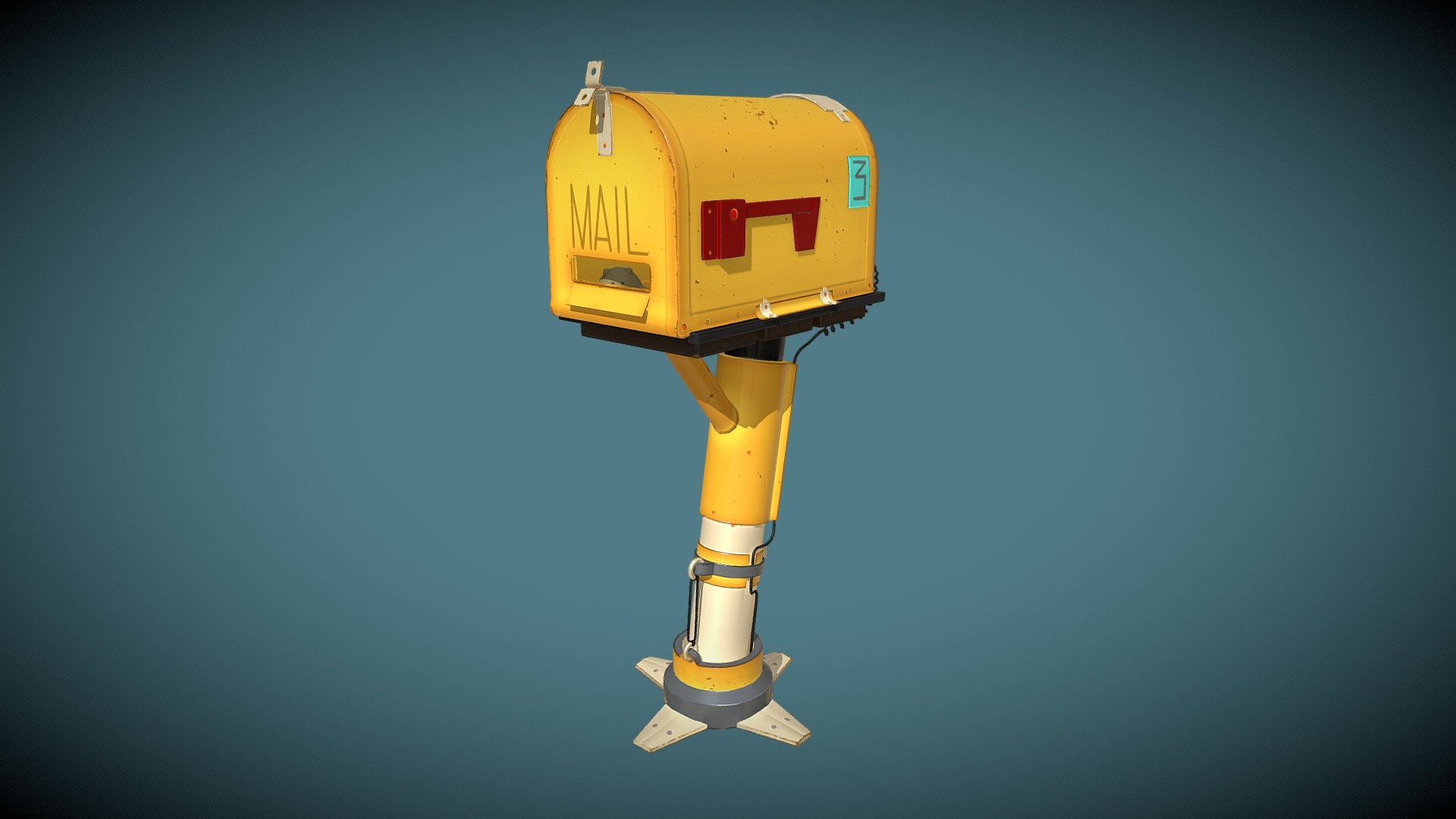Mail box - 3D model by egorova.e (@silentegor) [4b0e4f8] - Sketchfab
