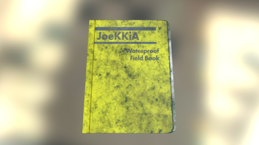 Note Book - 3D model by Matt Bodner (@liphttam1) [4b0f191] - Sketchfab