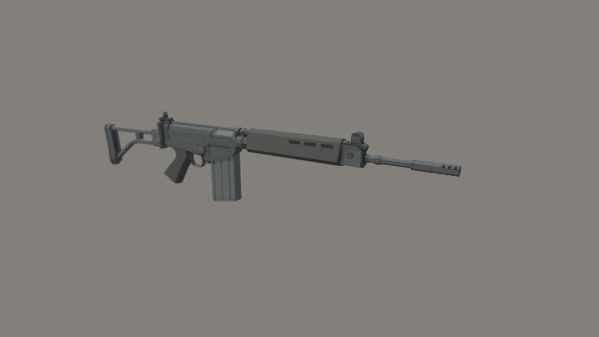 FN FAL - 3D model by Merukitty [4b0f47b] - Sketchfab