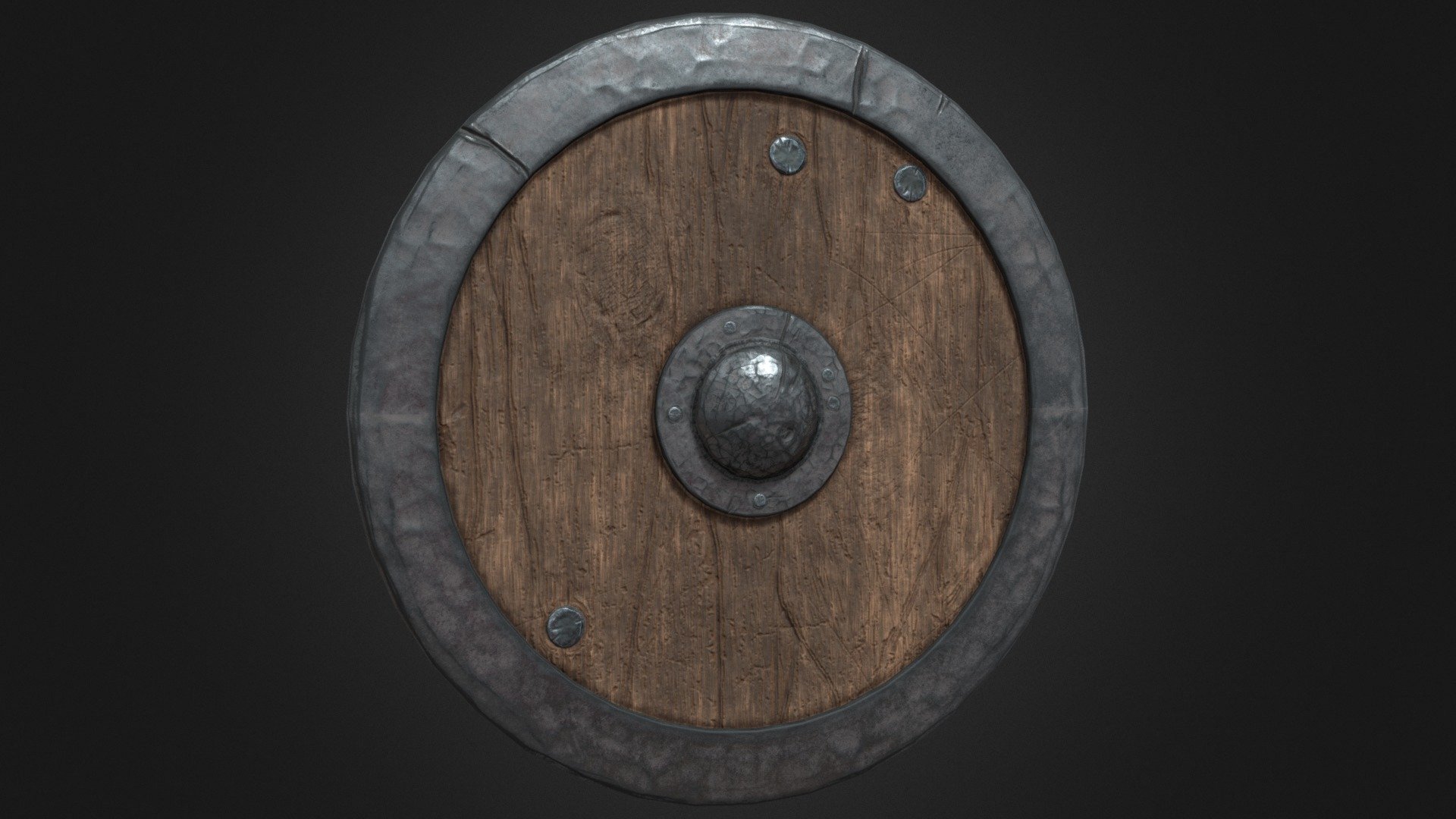 Shield Round - 3D model by Daniel Langley (@sirdannymacfinn) [4b0f939 ...