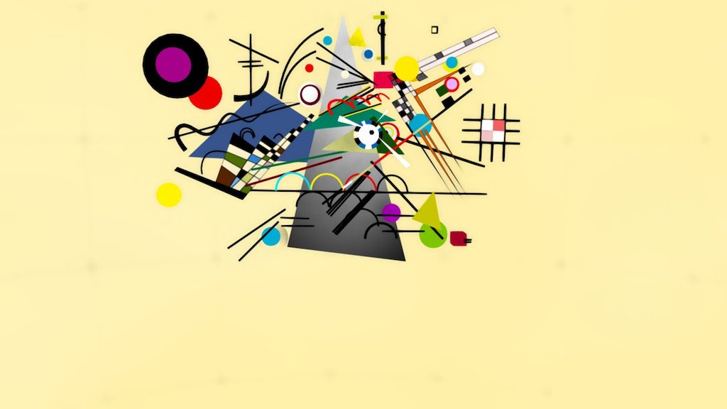 Kandinsky's VIII Composition - 3D model by Waflo [4b11298] - Sketchfab