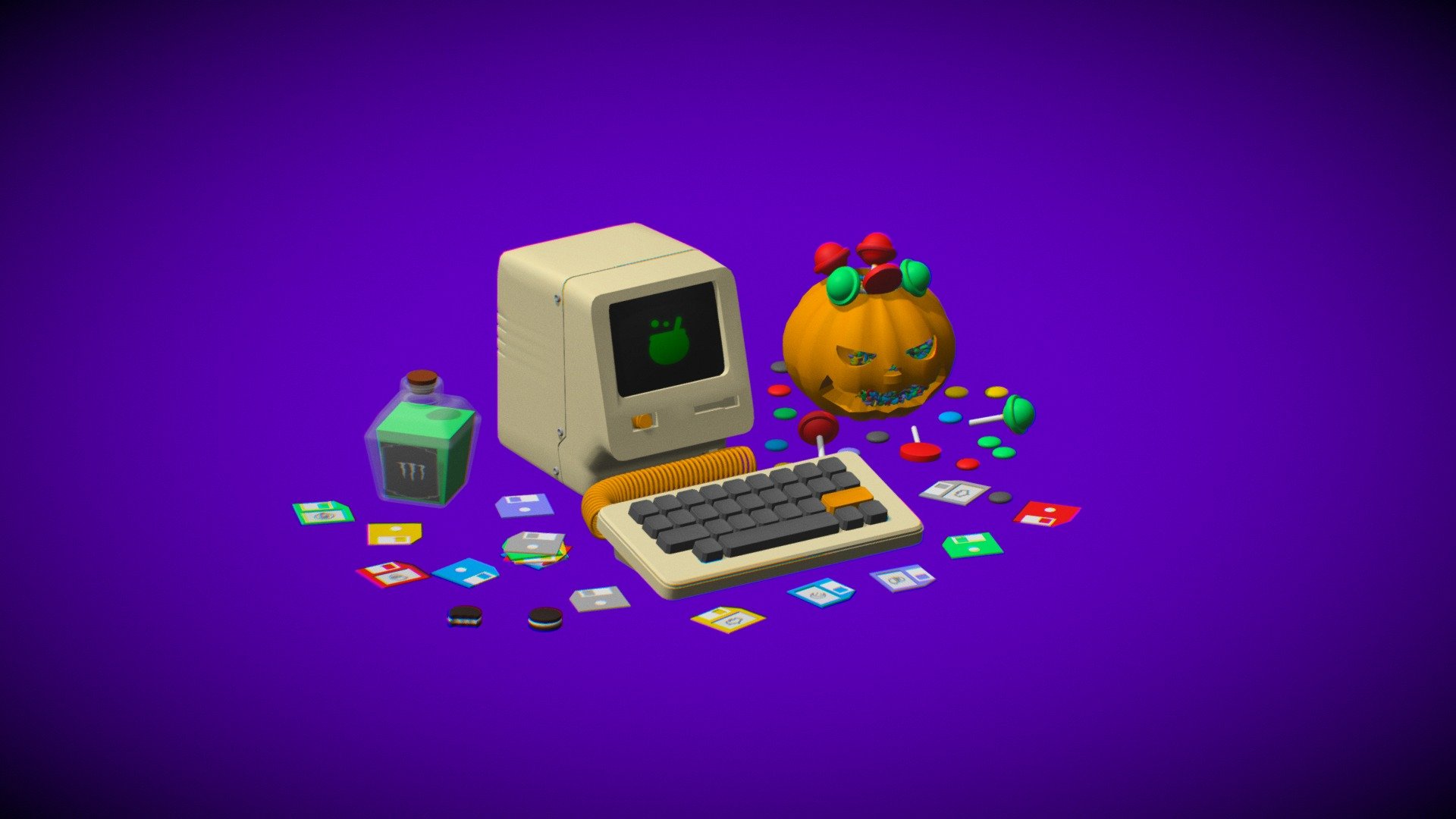 HalloweenPC - 3D model by TrivialPizza (@TrivialPizza2) [4b11965 ...