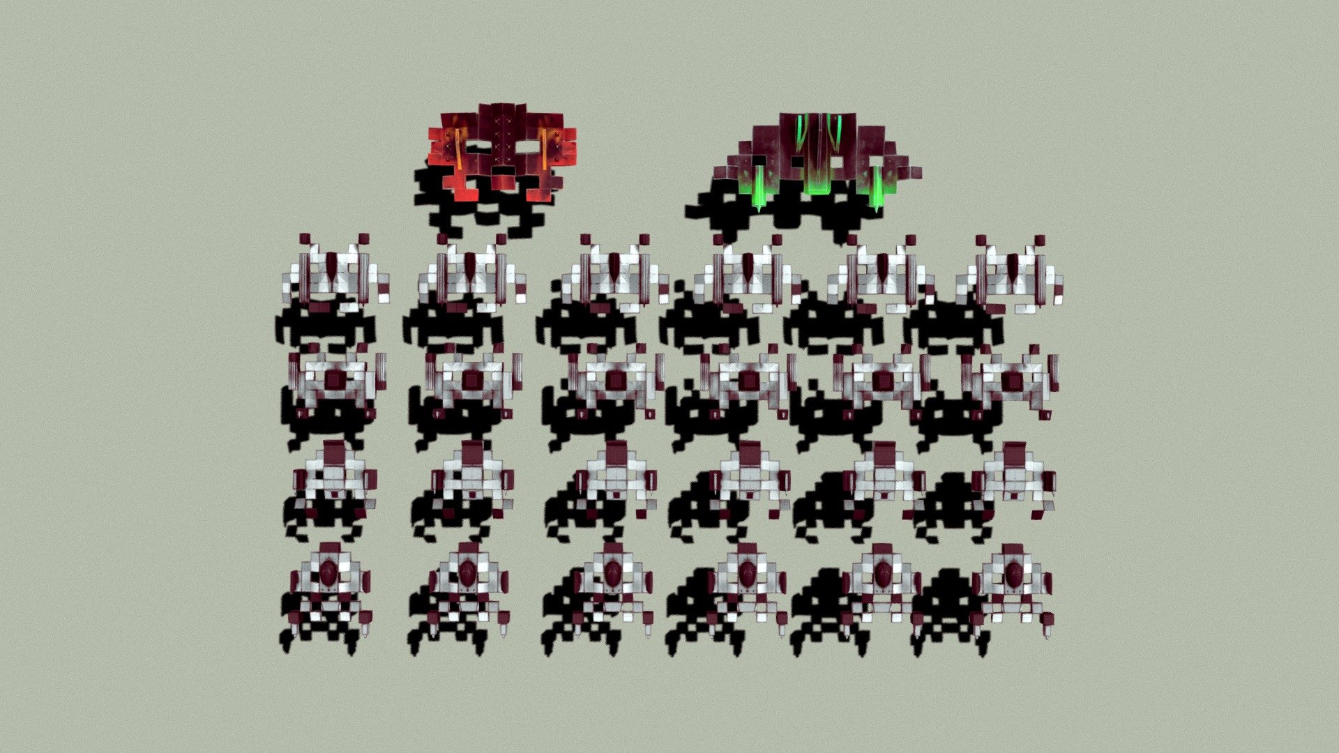 Scena Space Invaders - Download Free 3D model by Gorditas de nata ...