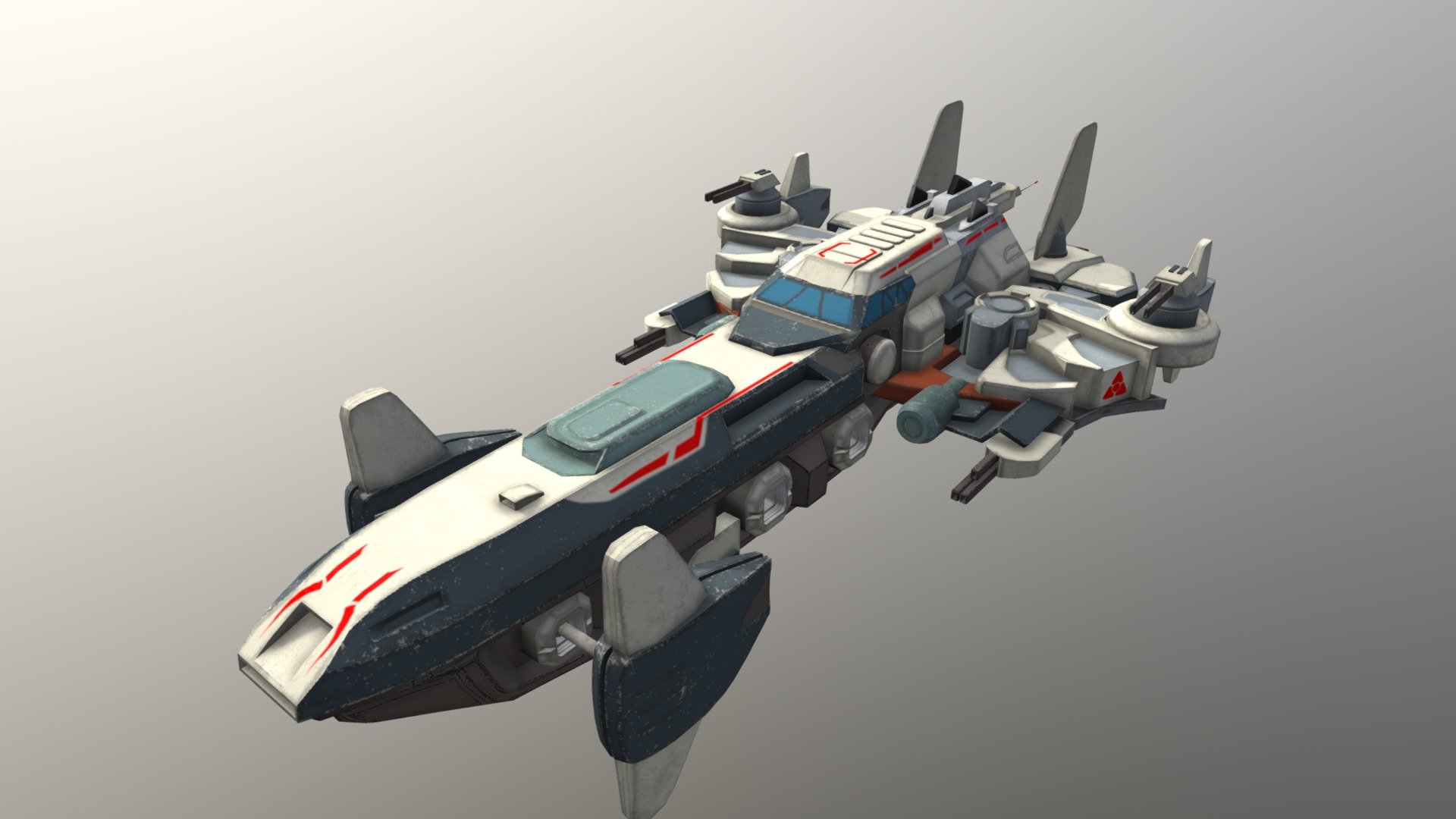 Spaceship Pack 05 - 3D model by creative.avl [4b1517d] - Sketchfab