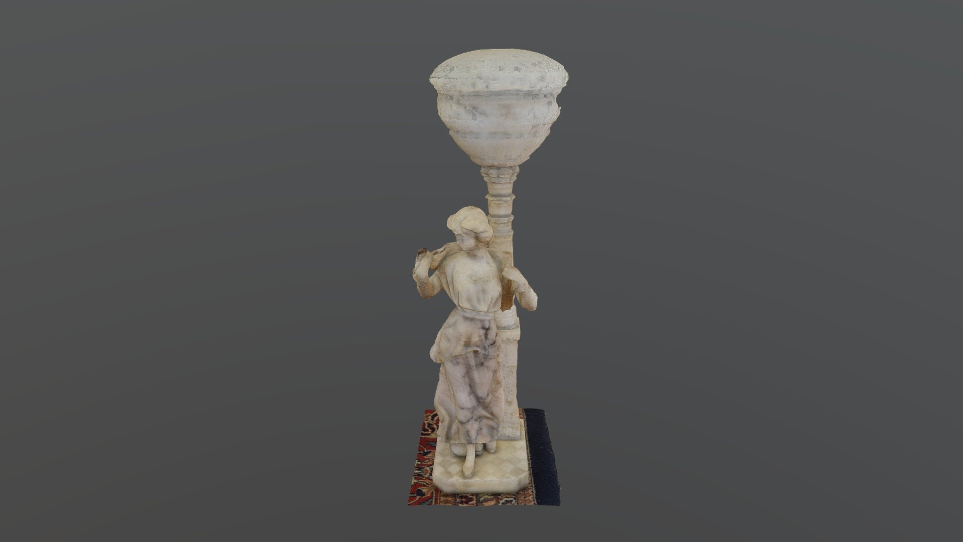Marble and Alabaster Lamp - 3D model by The Haan Museum (@HaanMuseum ...