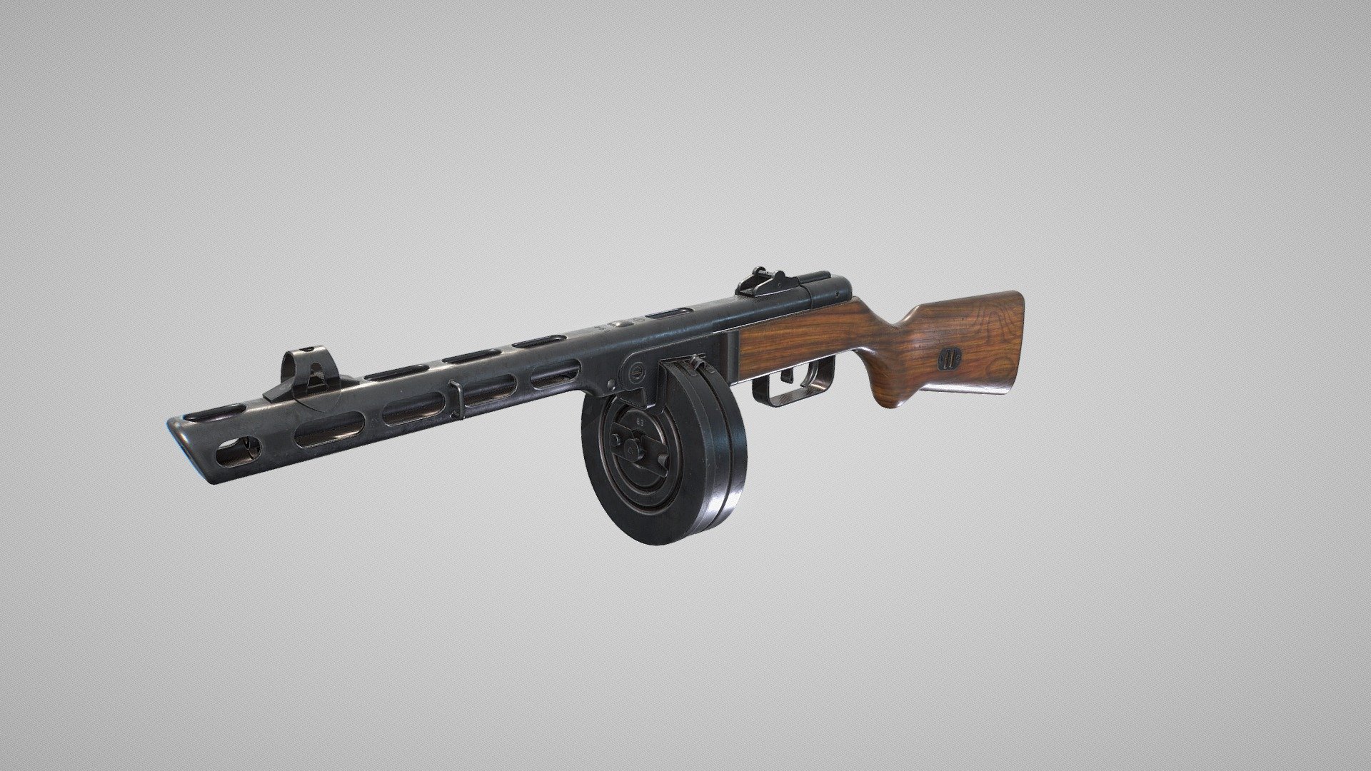PPSh-41 - Download Free 3D model by Michael Egorov (@Lagsalot) [4b17940 ...