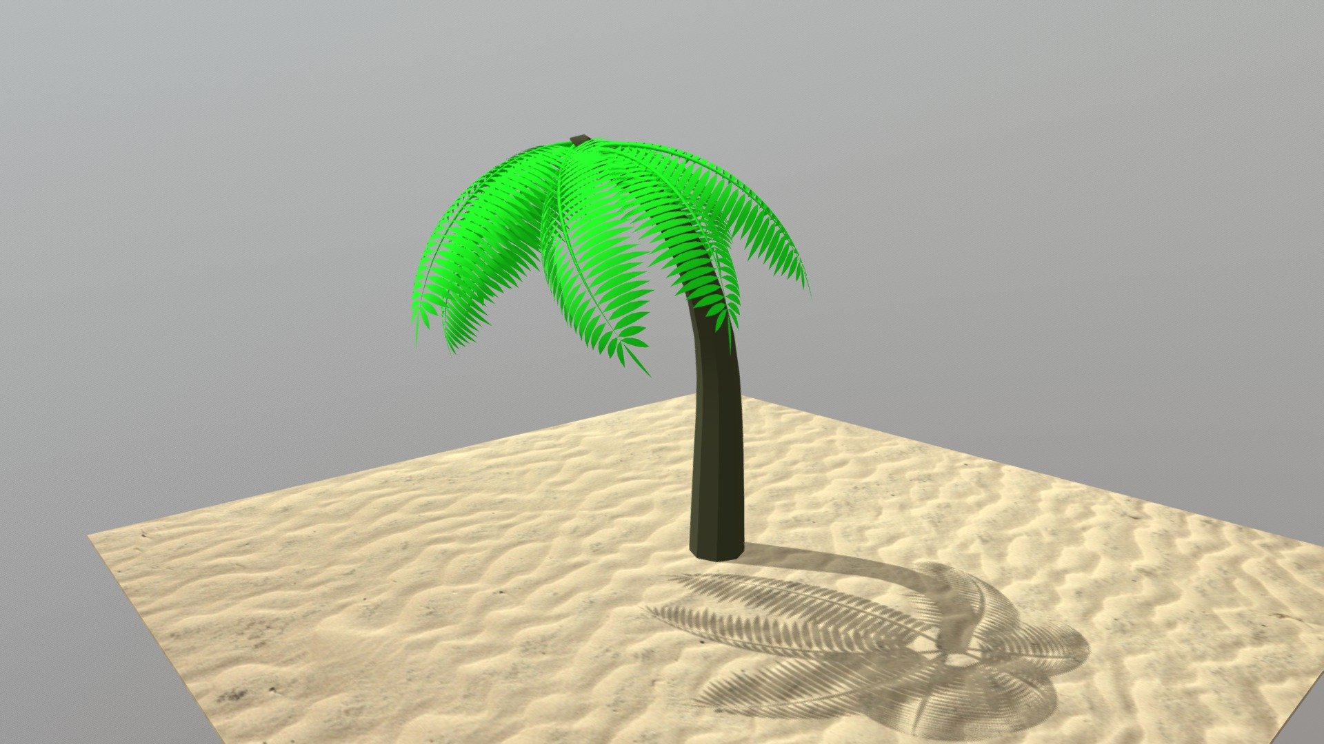 coconut tree - 3D model by matheuspmello [4b17d1c] - Sketchfab