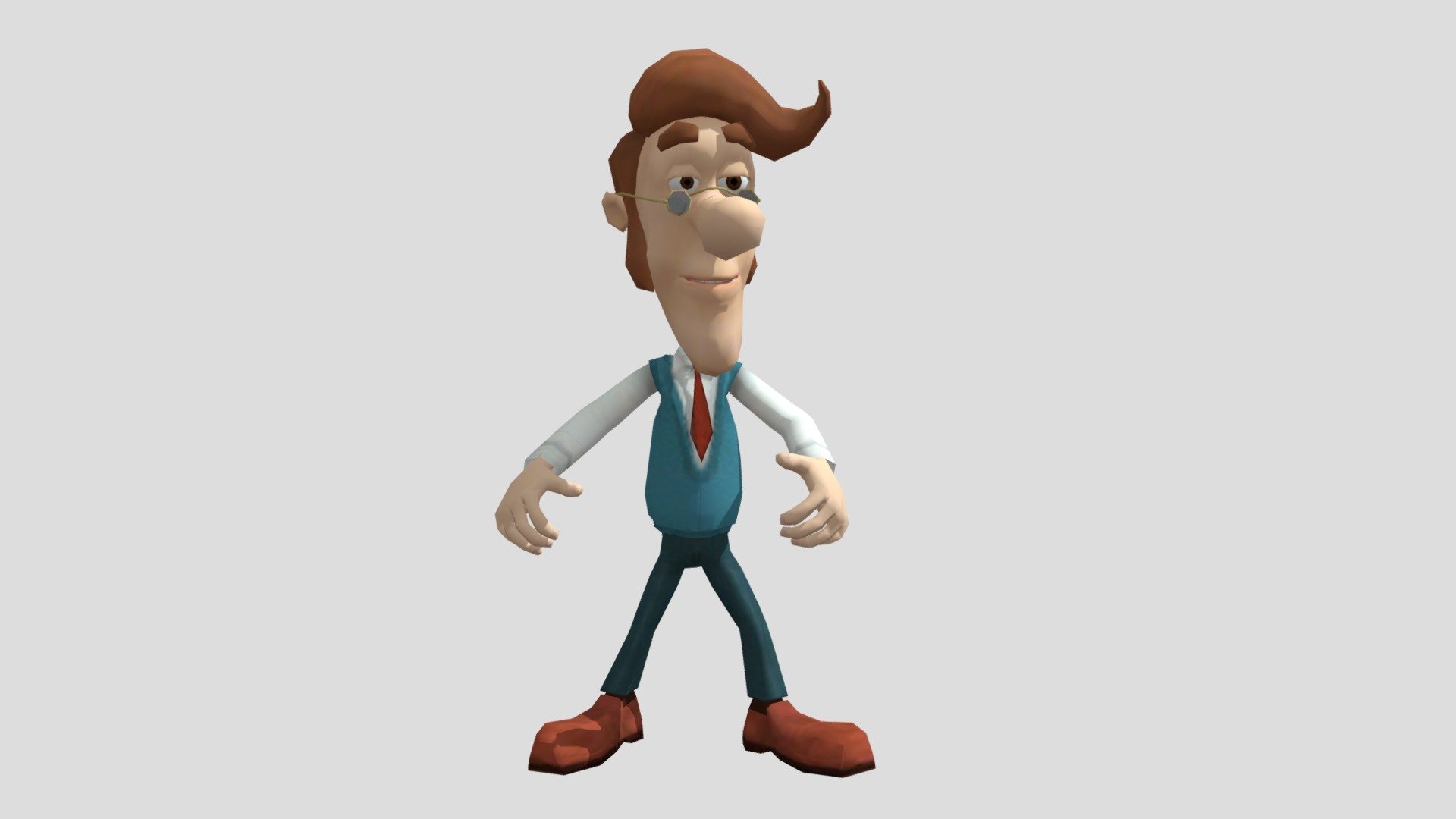 Hugh Neutron Doing Looking - Download Free 3D model by CLfanmodel ...