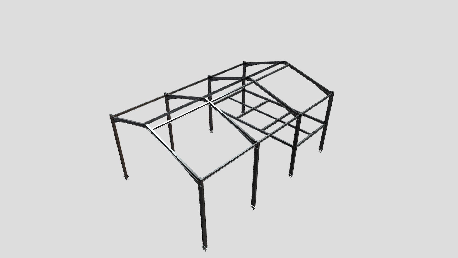 Revit Structural Steel Detailing - 3D model by Abdelaziz FARHI (@farhi ...
