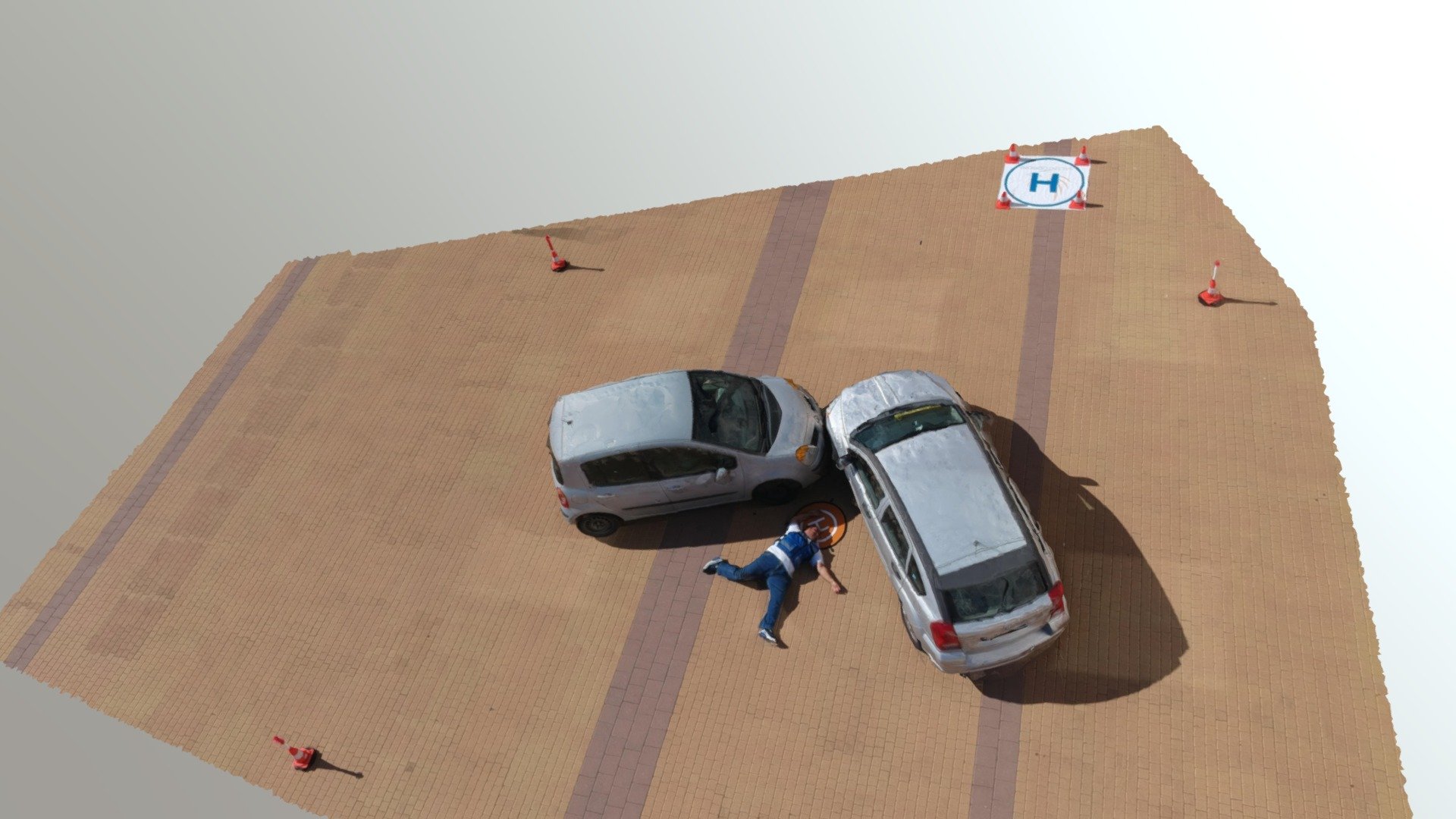 Forensic scene for crime experts - 3D model by Soluzione Droni ...