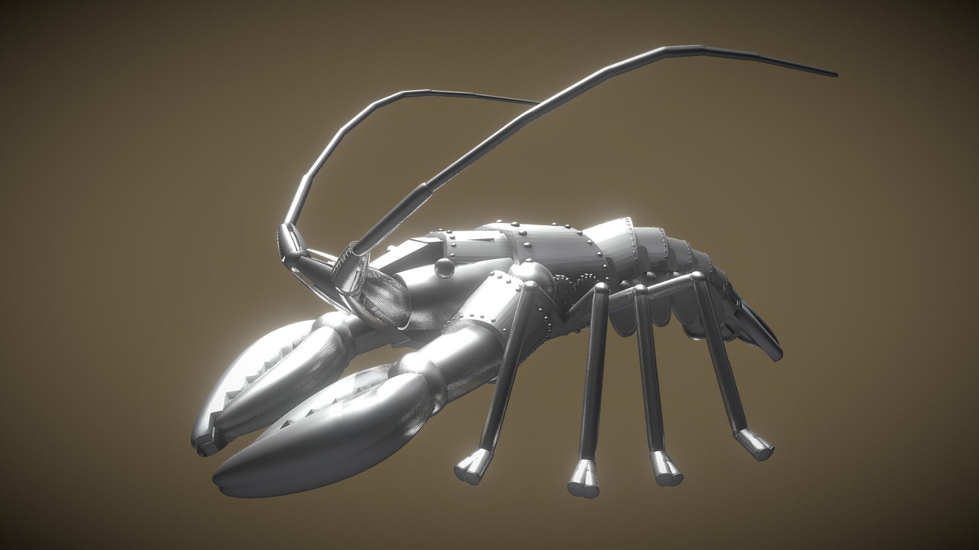 Mechanical Lobster - 3D model by CMFDesign [4b1d777] - Sketchfab