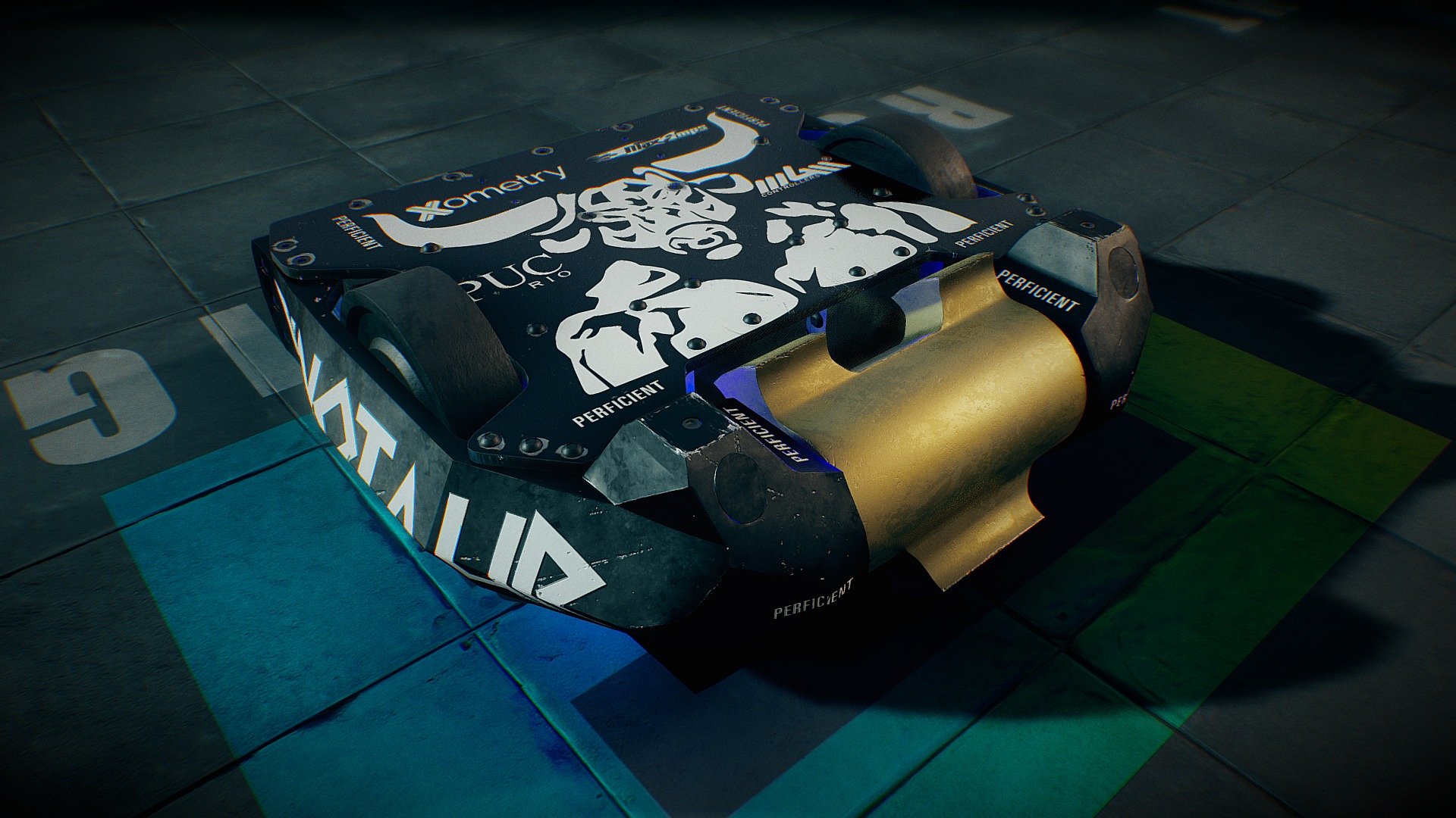 Team Riobotz Minotaur bot (2023 .ver) low face - 3D model by ...