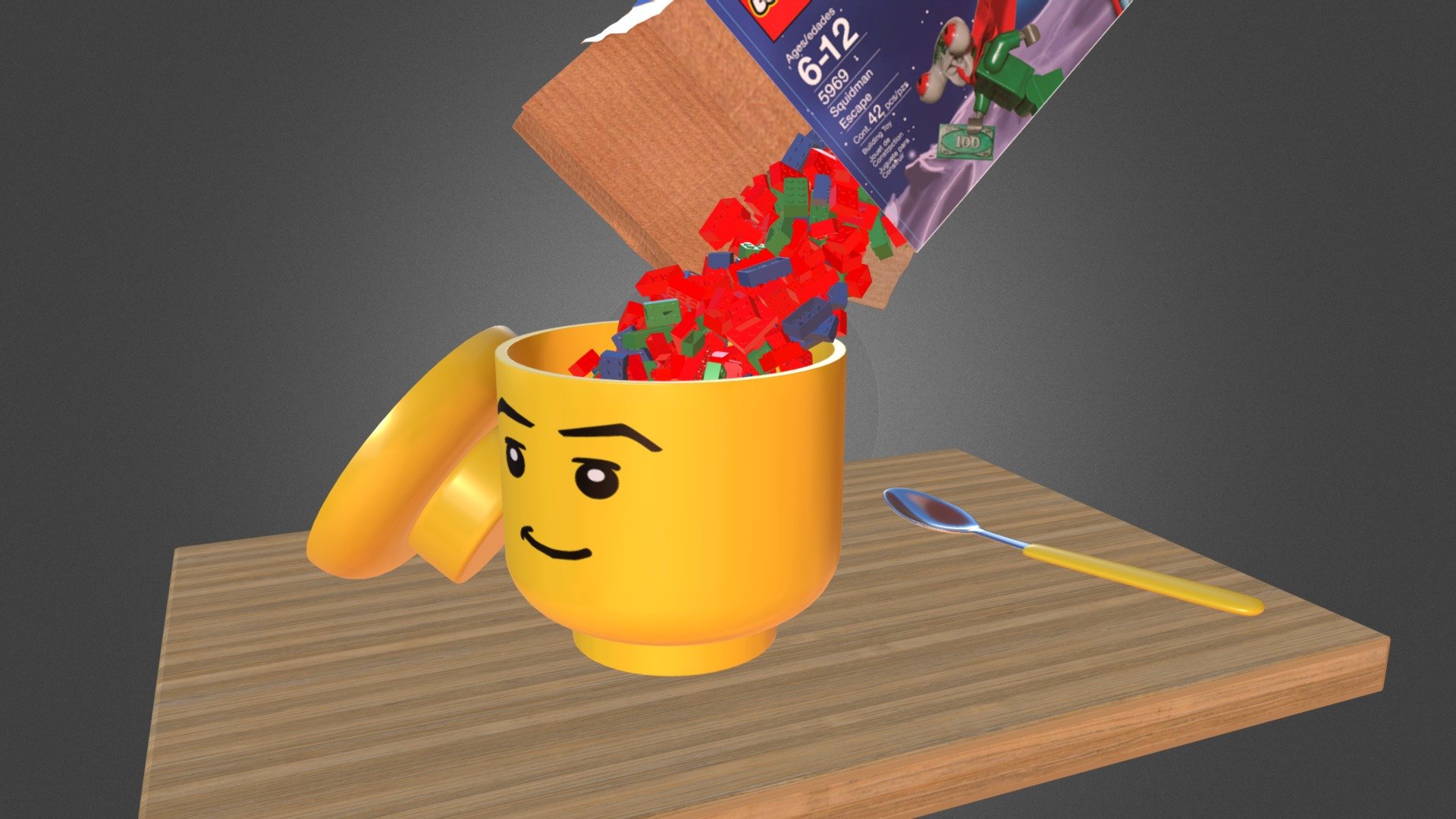 LEGO bowl - 3D model by polcuenca [4b209ef] - Sketchfab