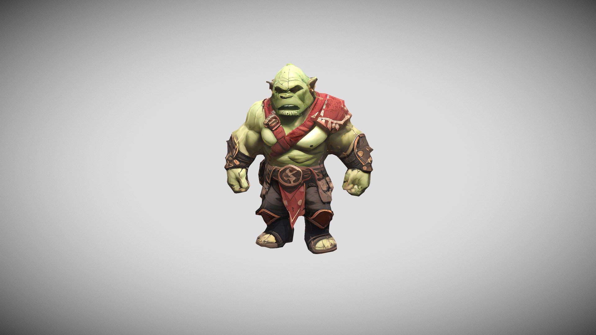 Chibi Orc - Low Poly Game Ready Model - 3D model by odin.assets ...