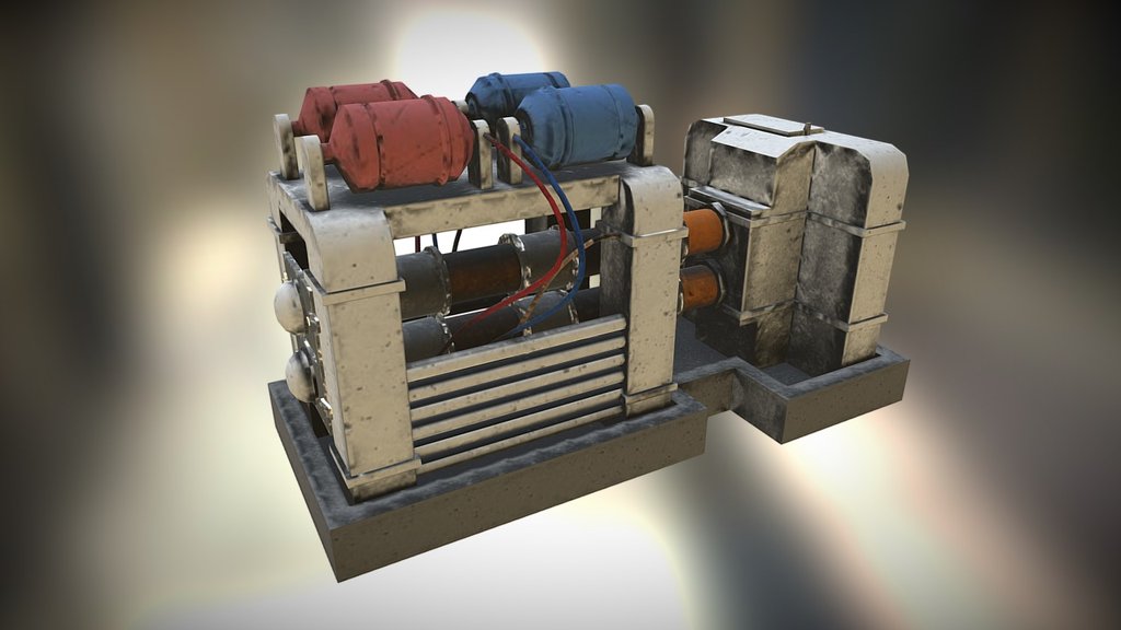 Roll Mill - 3D model by ElleKitty [4b242ac] - Sketchfab