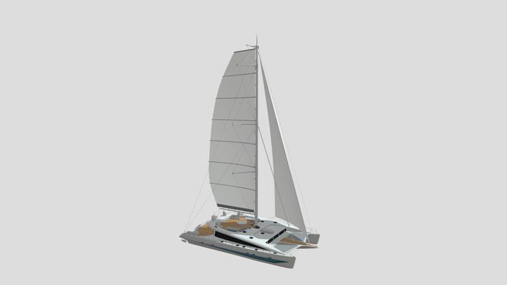 Catamaran 3D models - Sketchfab