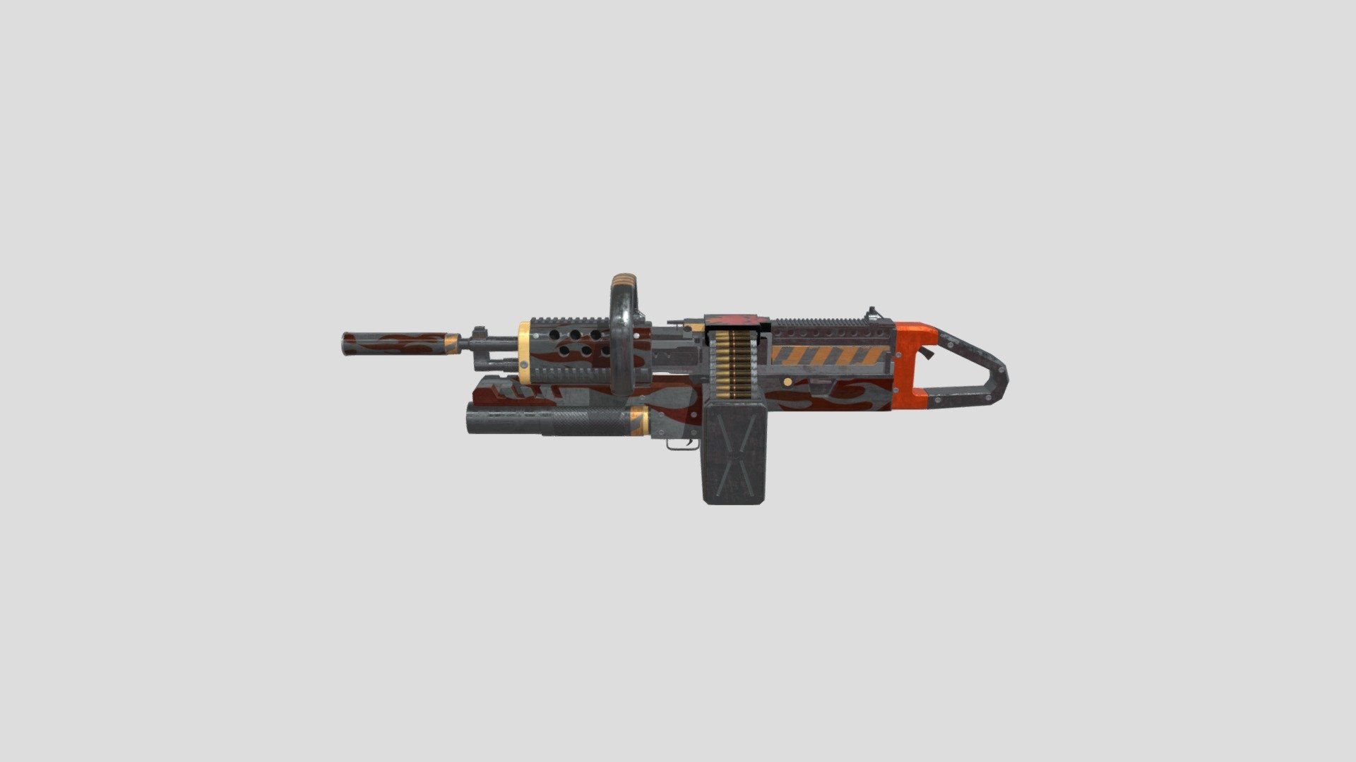 kac heavy machine gun - 3D model by amligi2 [4b27ebf] - Sketchfab