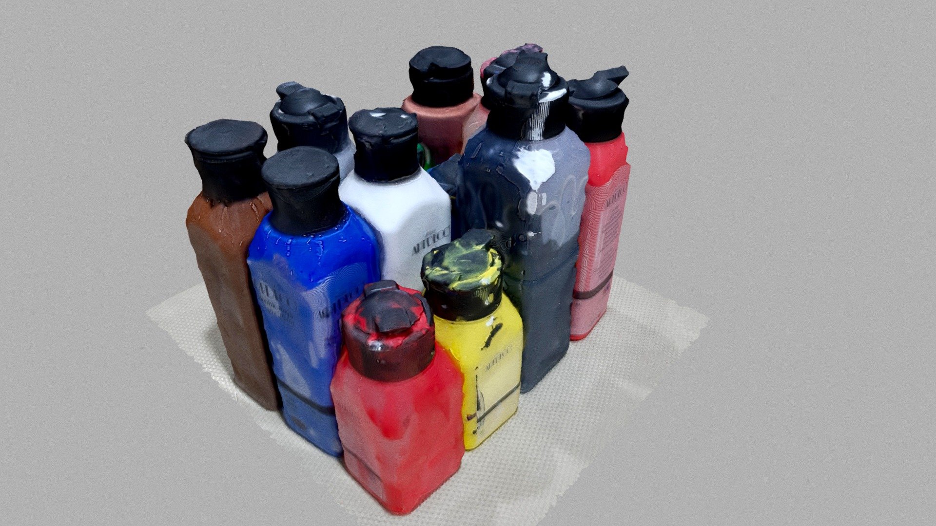 Acrylic Paint (3D Scan) - Download Free 3D model by artsydigitalartist ...
