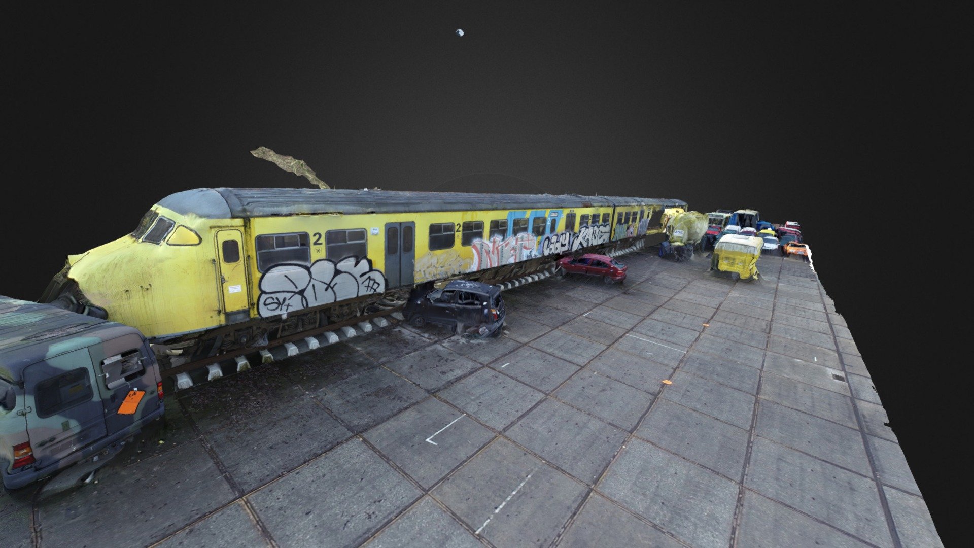 Traincrash Scenario Safety Campus Twente - 3D model by Robbert Kuijper ...