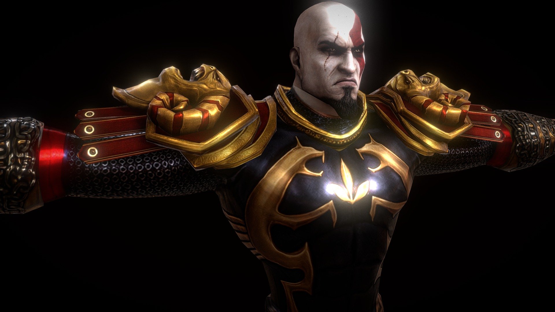 kratos GOW - 3D model by MASTER MODS (@Reclaimer017) [4b28936] - Sketchfab