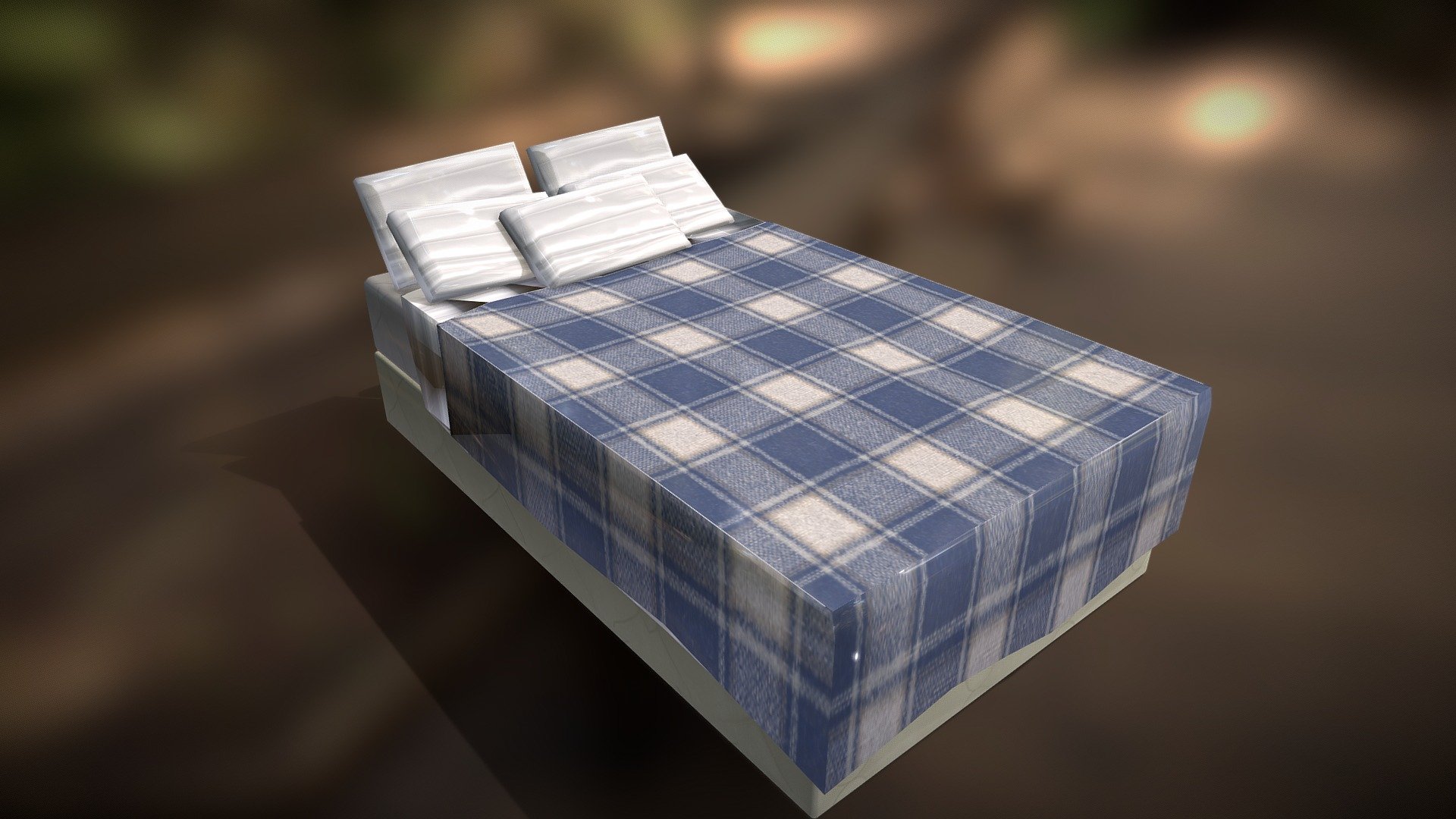 Bed - LOW POLY - Buy Royalty Free 3D model by robfitzy [4b2adfa ...