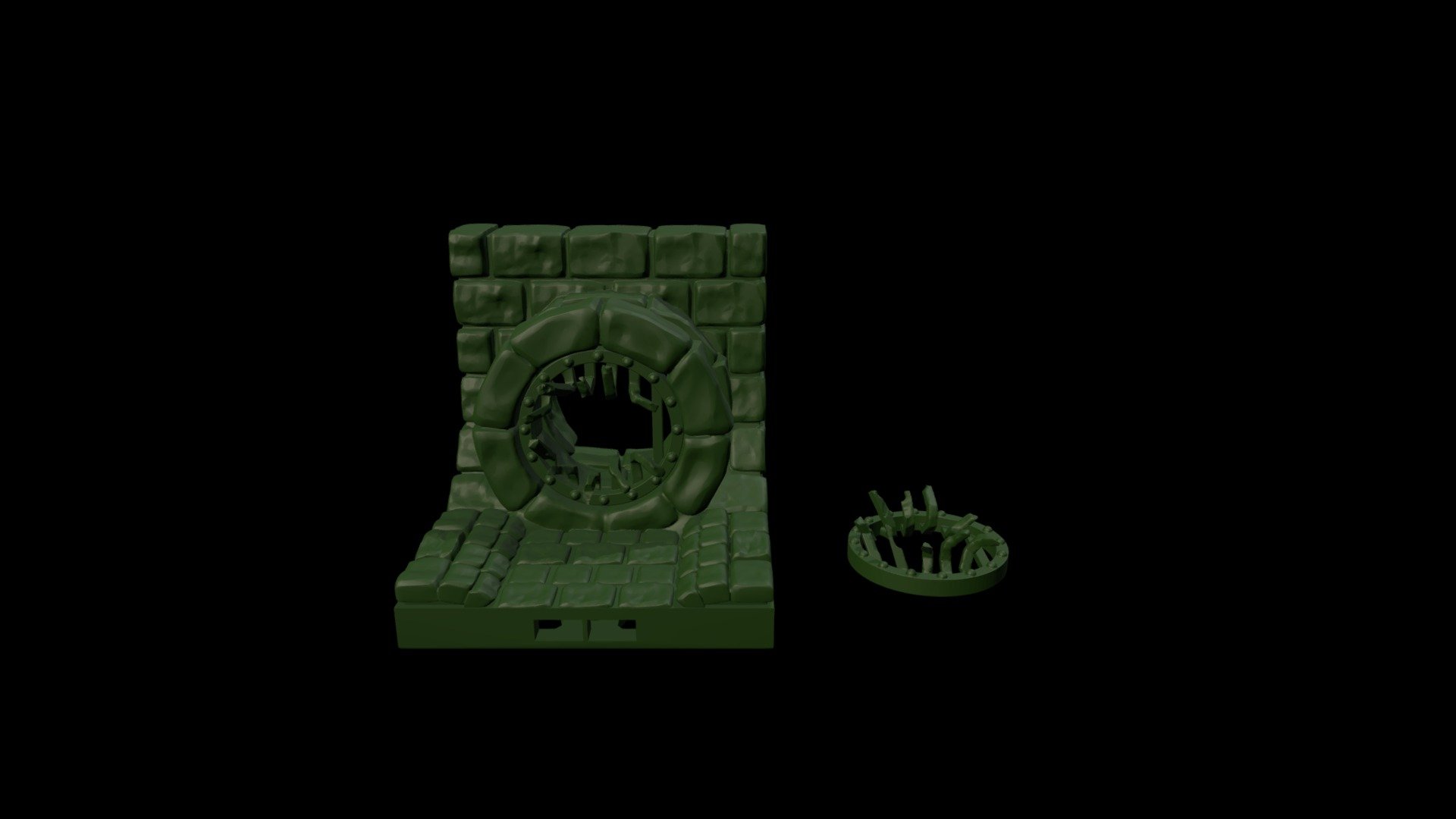 Sewer Grate Display - 3D model by RBDMWILL (@skipatlan) [4b2e9ec ...