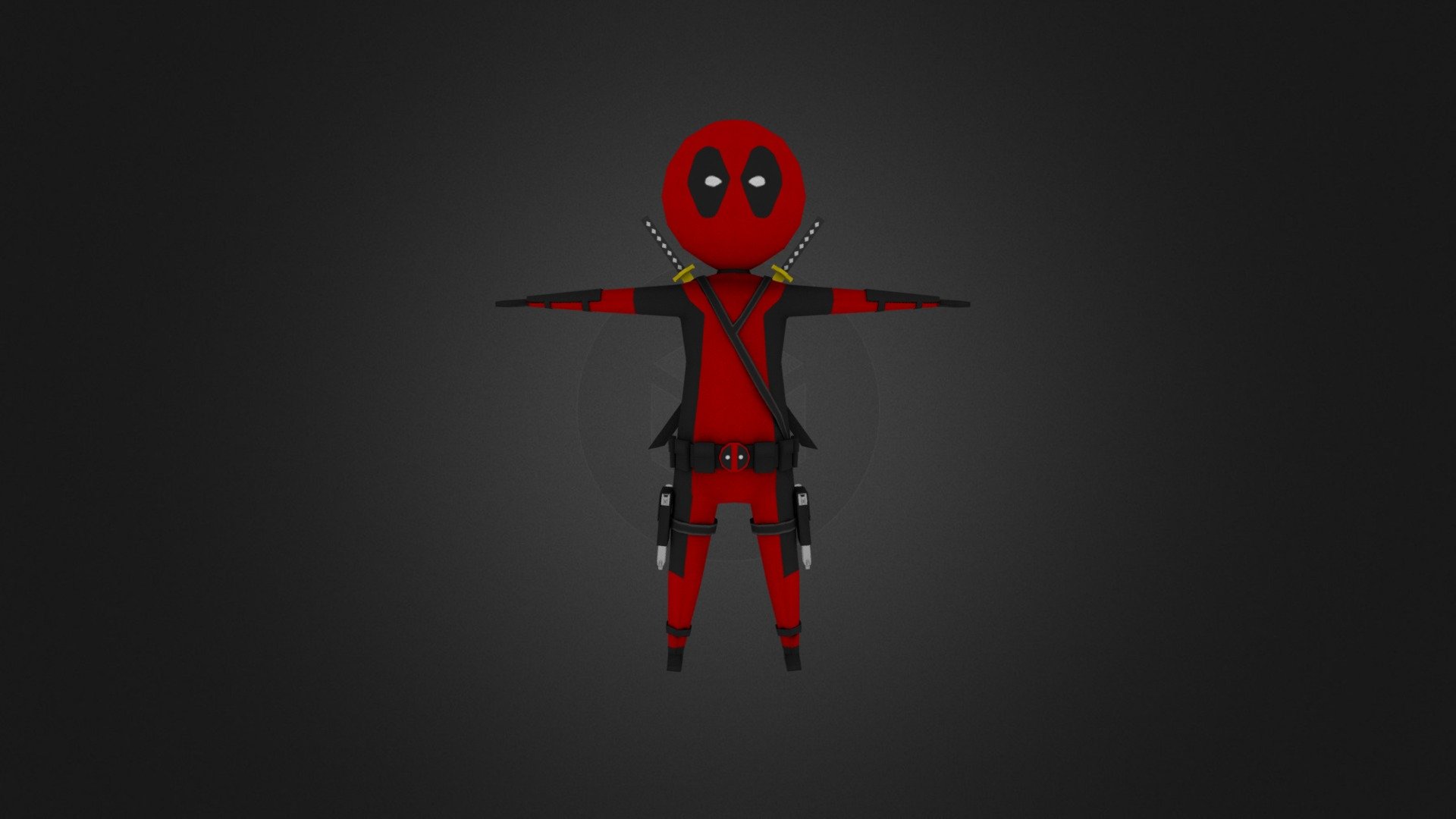 deadpool - 3D model by cornelius96 [4b2f411] - Sketchfab